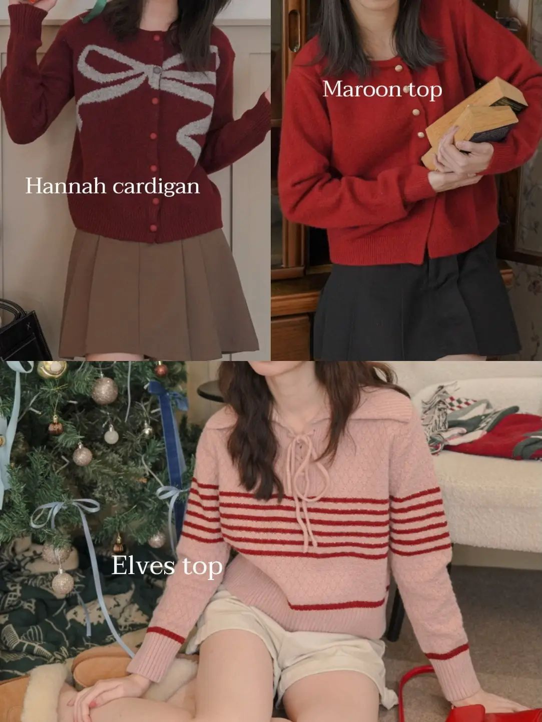 มัดรวม Red item ต้อนรับคริสต์มาส🎄🧸🧣 | แกลเลอรีที่โพสต์โดย Dailylook.sm | Lemon8