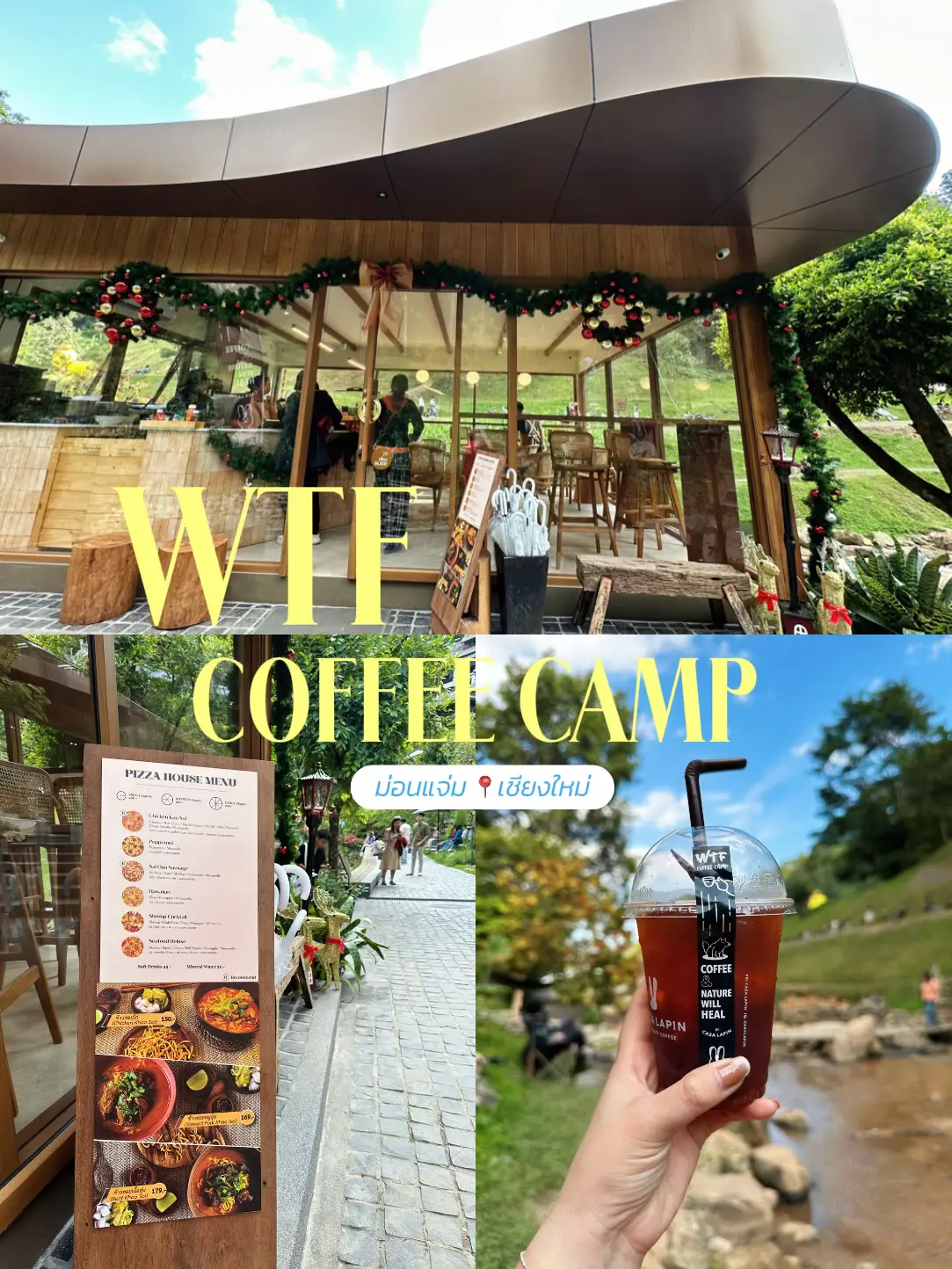 คาเฟ่ สายชิว ใกล้ม่อนแจ่ม WTF Coffee Camp 🏕️🕶 | แกลเลอรีที่โพสต์โดย ป่ะ ...