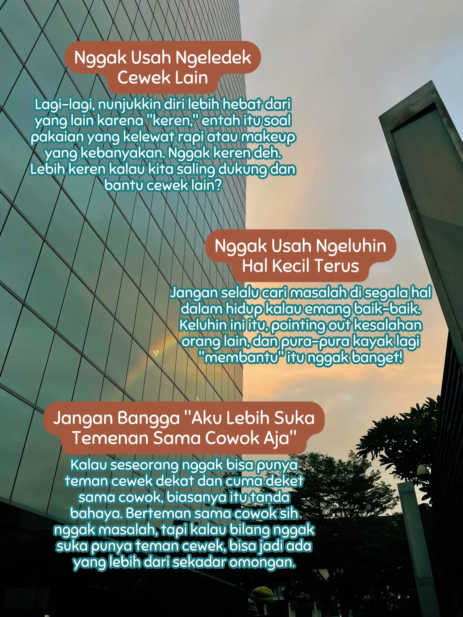 STOP Jadi Pick Me Girl🙅🏻‍♀️ START Jd Cewek High Value🌟 | Galeri diposting oleh maudyrmv | Lemon8