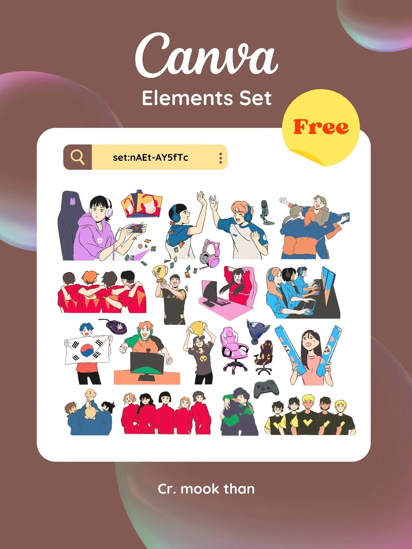 แจกคำค้นหาน่ารักๆใน canva ฟรี ep.5 | แกลเลอรีที่โพสต์โดย MookThan | Lemon8