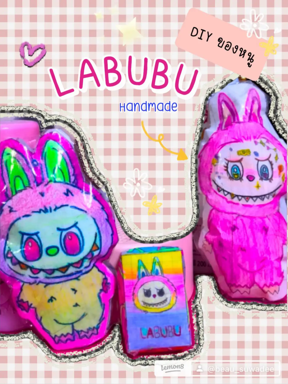 Clip... a handmade labubu random box that I made myself 🥰 | Video ...