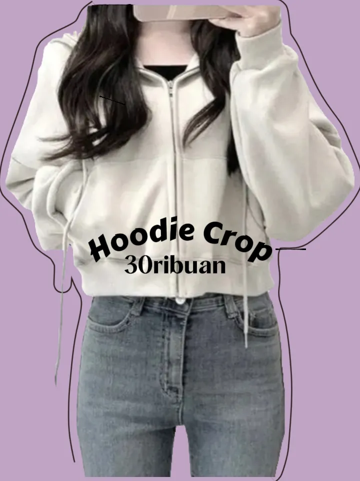Hoodie Crop | Galeri diposting oleh LIBRA | Lemon8