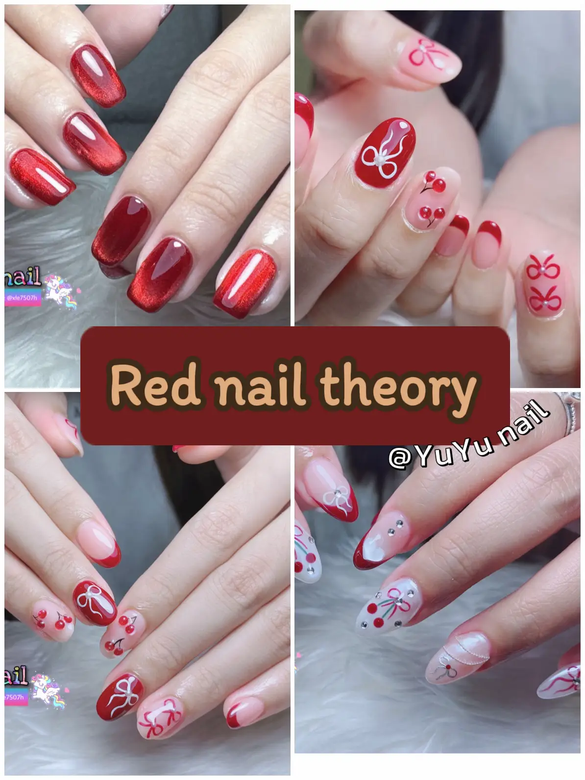 Red nail theory....เซฟไปไว้ไปทำเล็บกันงับ | แกลเลอรีที่โพสต์โดย ...