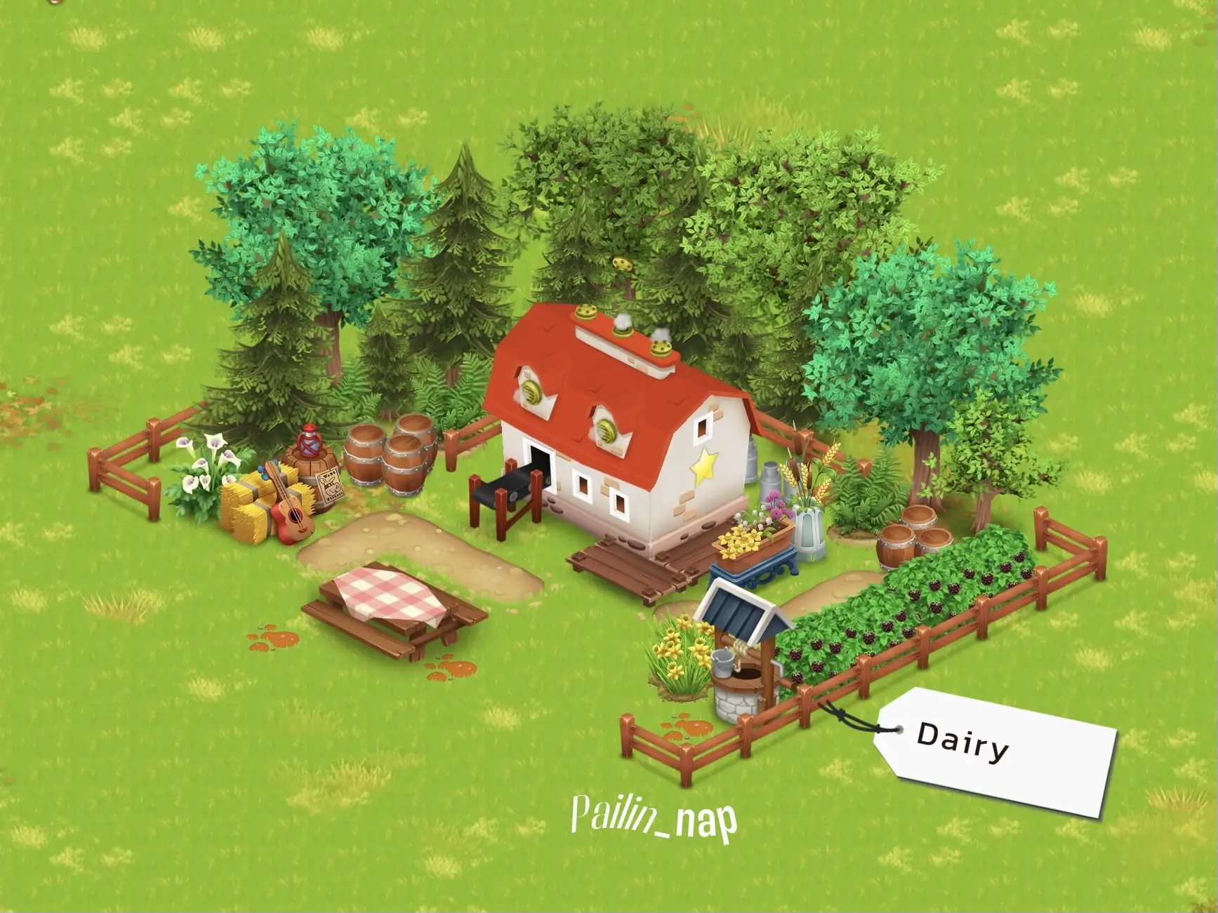 ไอเดียแต่งฟาร์ม HAY DAY ให้เหมือนใช้ชีวิตในฟาร์มจริงๆ 🌽🌾🏡🐮💖 | แกลเลอรีที่โพสต์โดย 「 JAYJUN ...