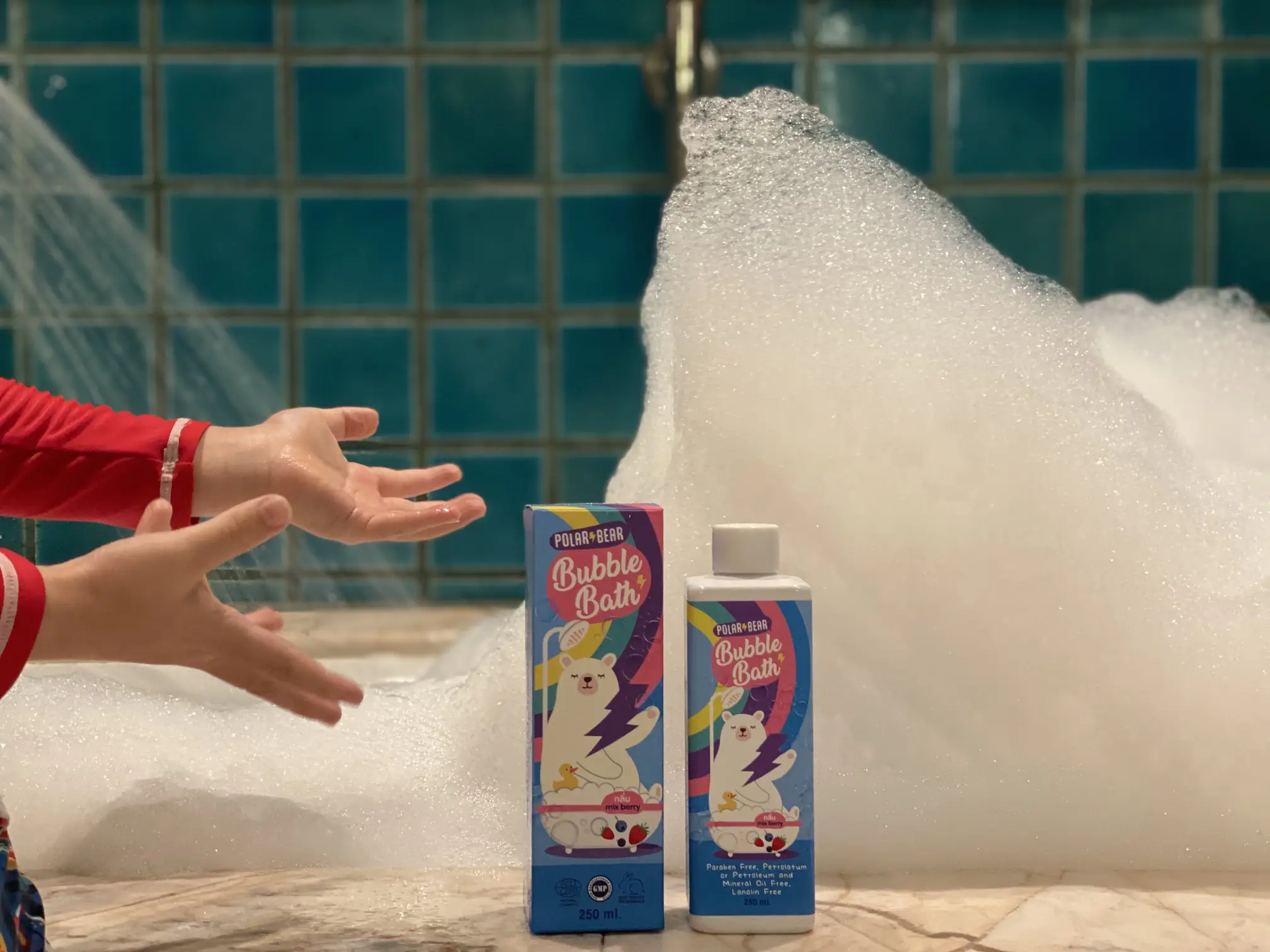 POLARBEAR BUBBLE BATH บับเบิ้ลบาธ สบู่ทำฟองน้องหมีโพล่าร์ | แกลเลอรีที่โพสต์โดย Polarbear | Lemon8