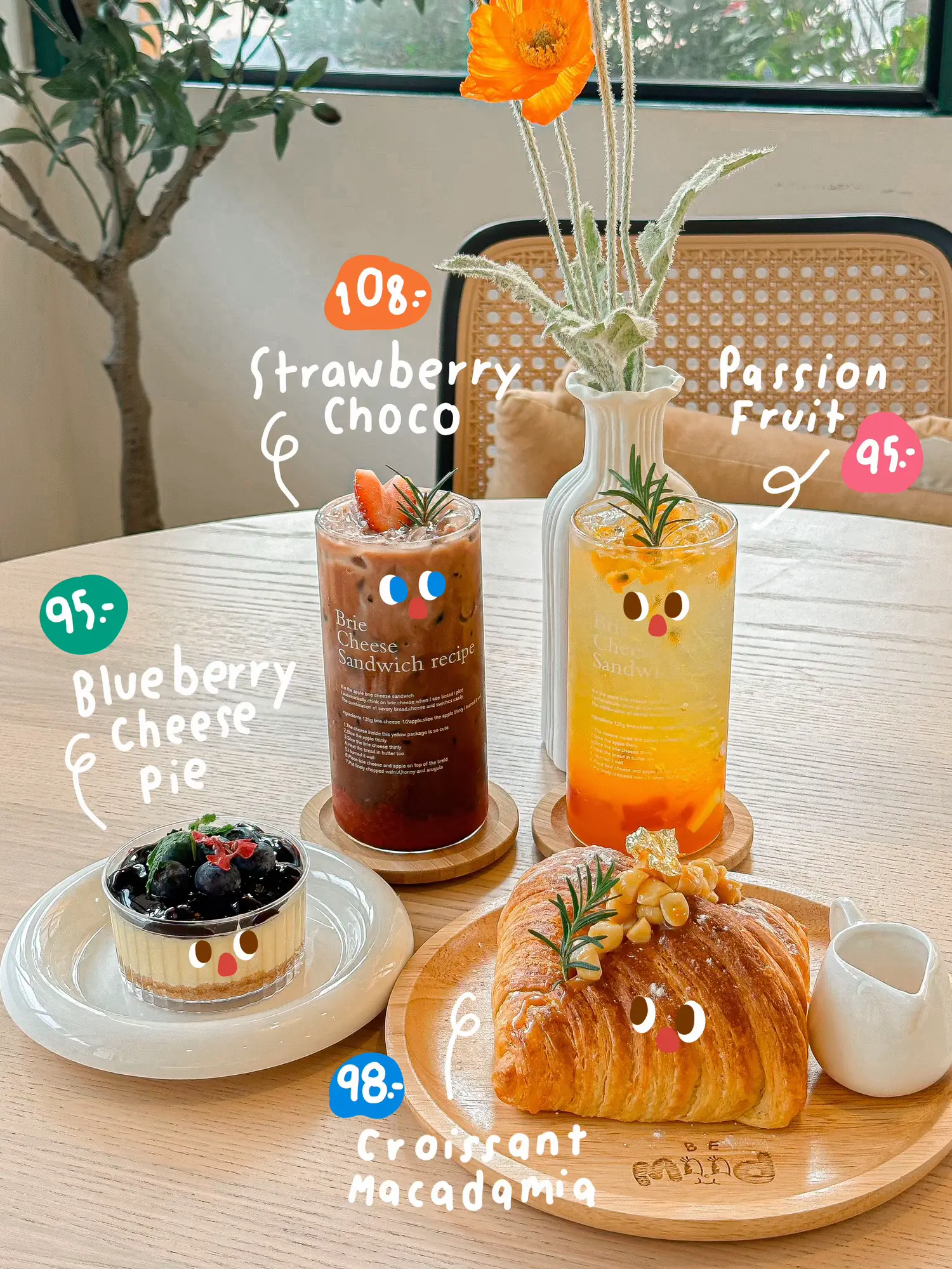 be mood cafe, พัฒนาการ 49 ˚ ༘ * 🌞🍋🥐 | แกลเลอรีที่โพสต์โดย baifernarisa🍅 | Lemon8