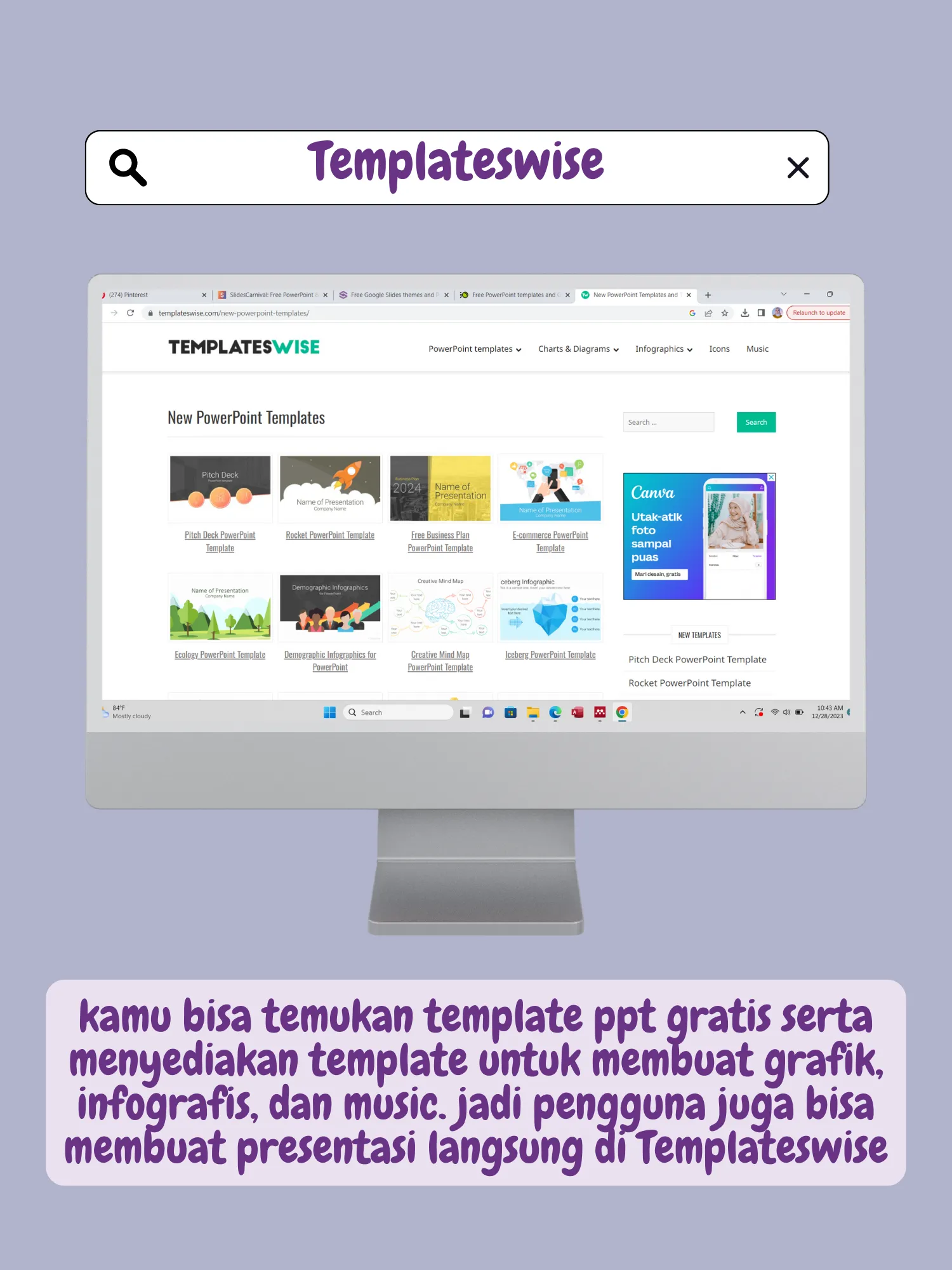 Template Ppt Tugas - Pencarian Lemon8