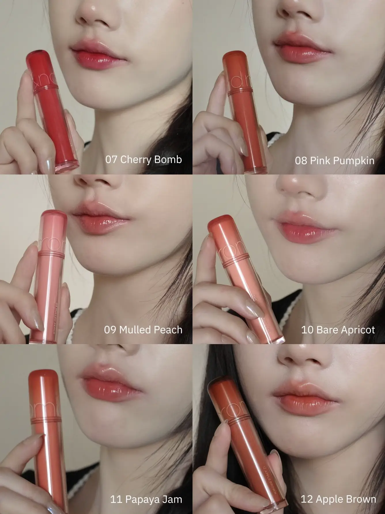 Rom&nd แพ็คเก็จใหม่มาแล้วจ้าา สวอชครบทุกสี💅🏻 | แกลเลอรีที่โพสต์โดย ro.oxn | Lemon8