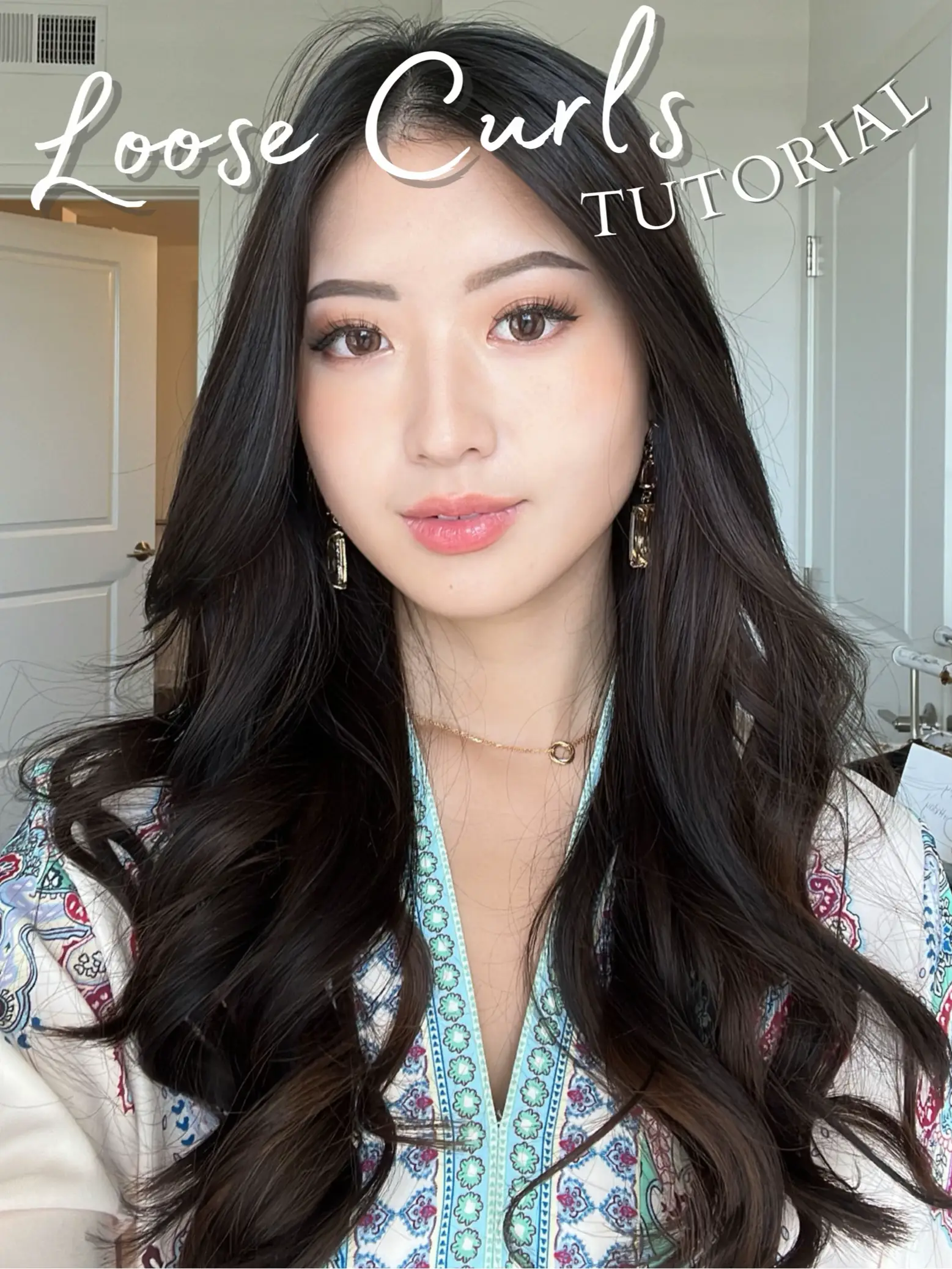 [SAVE] NATURAL LOOSE CURLS TUTORIAL🤍 | Video dipublikasikan oleh Valeriepola | Lemon8