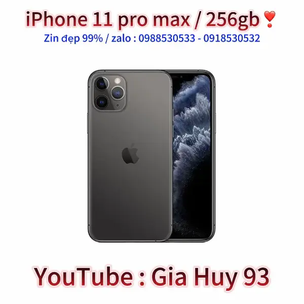 iPhone 11 pro max - 256gb giá tốt 🏝 | แกลเลอรีที่โพสต์โดย YT : Gia Huy 93 | Lemon8