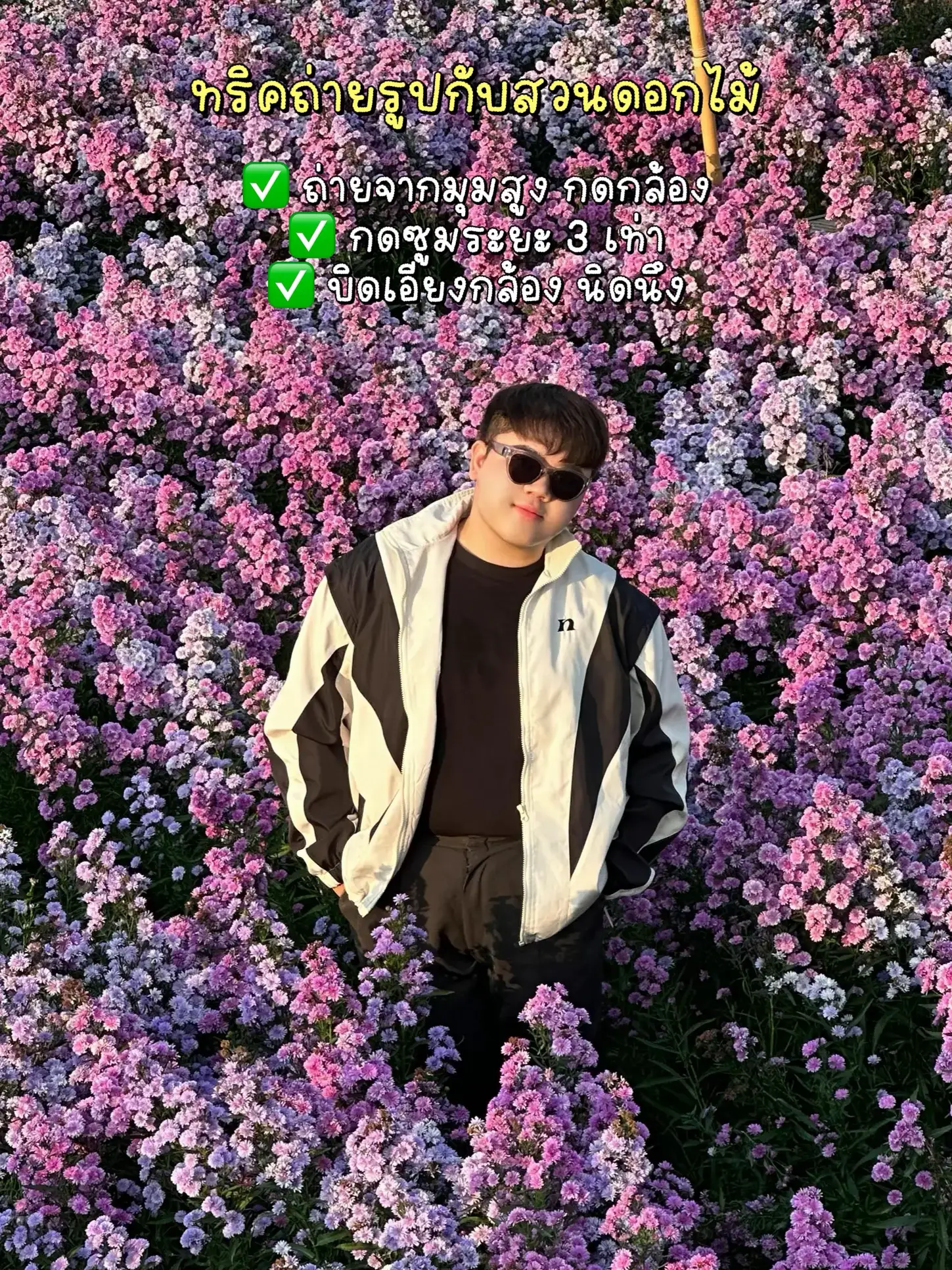 เที่ยว ทุ่งดอกไม้ เชียงใหม่ ถ่ายรูปยังไงให้สวย 🌷🚗 แกลเลอรีที่โพสต์