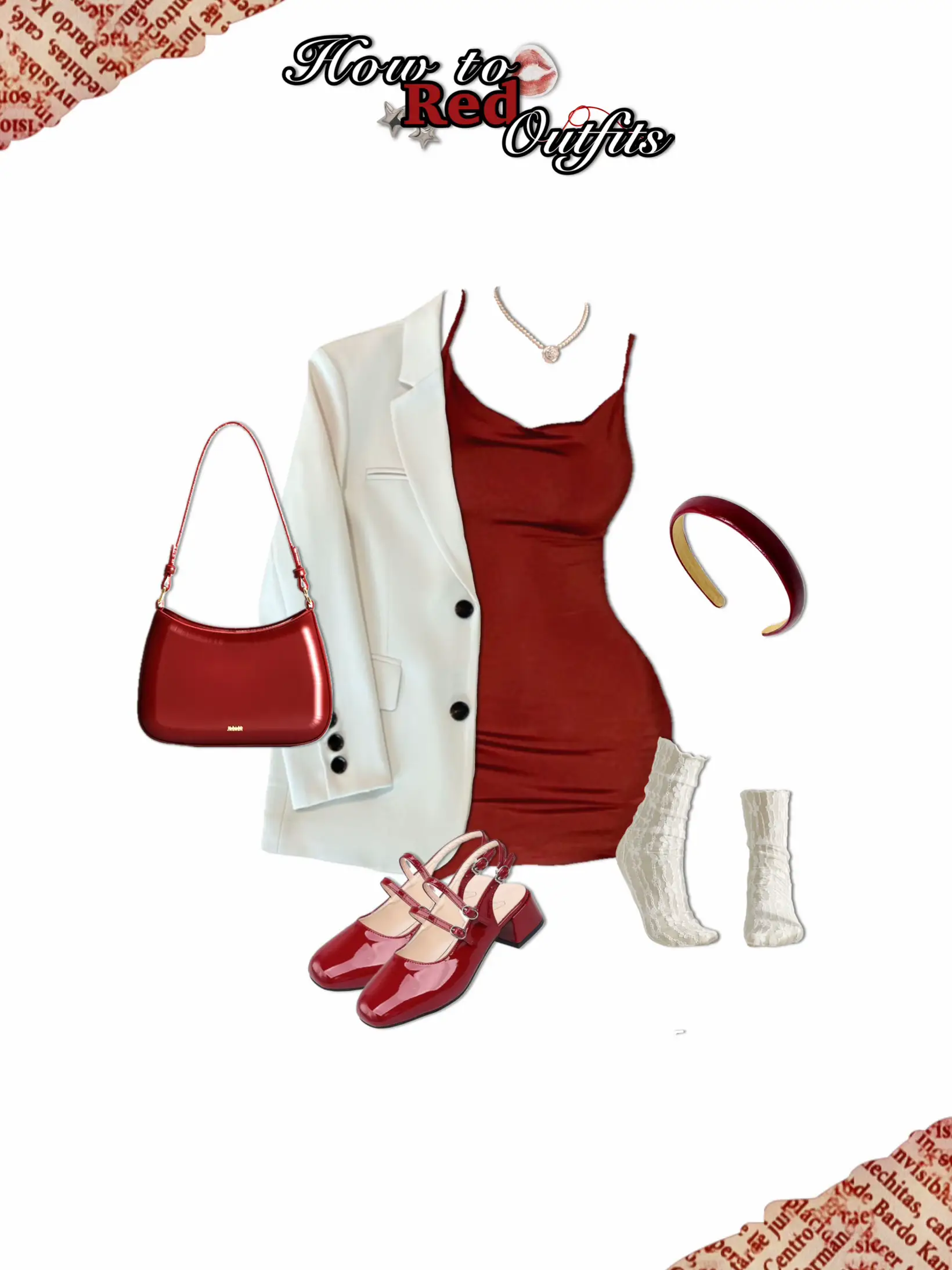 ° ⋆How to Red Outfits .ೃ࿔* 💋 | แกลเลอรีที่โพสต์โดย tjkn ദ്ദി | Lemon8