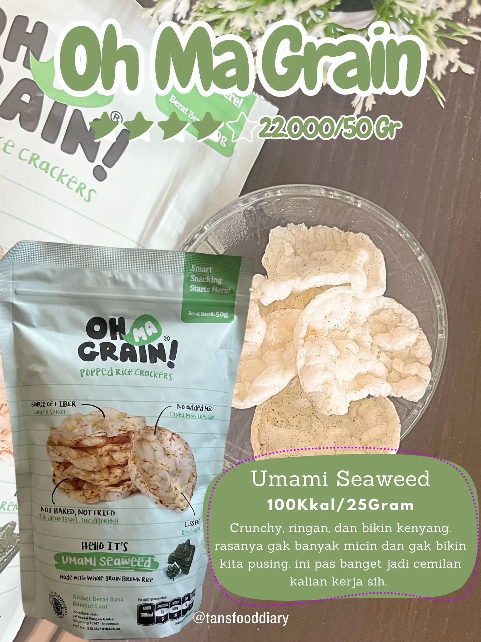 Snack rendah kalori, cocok untuk Diet di KKV😍 | Gallery posted by Tans ...