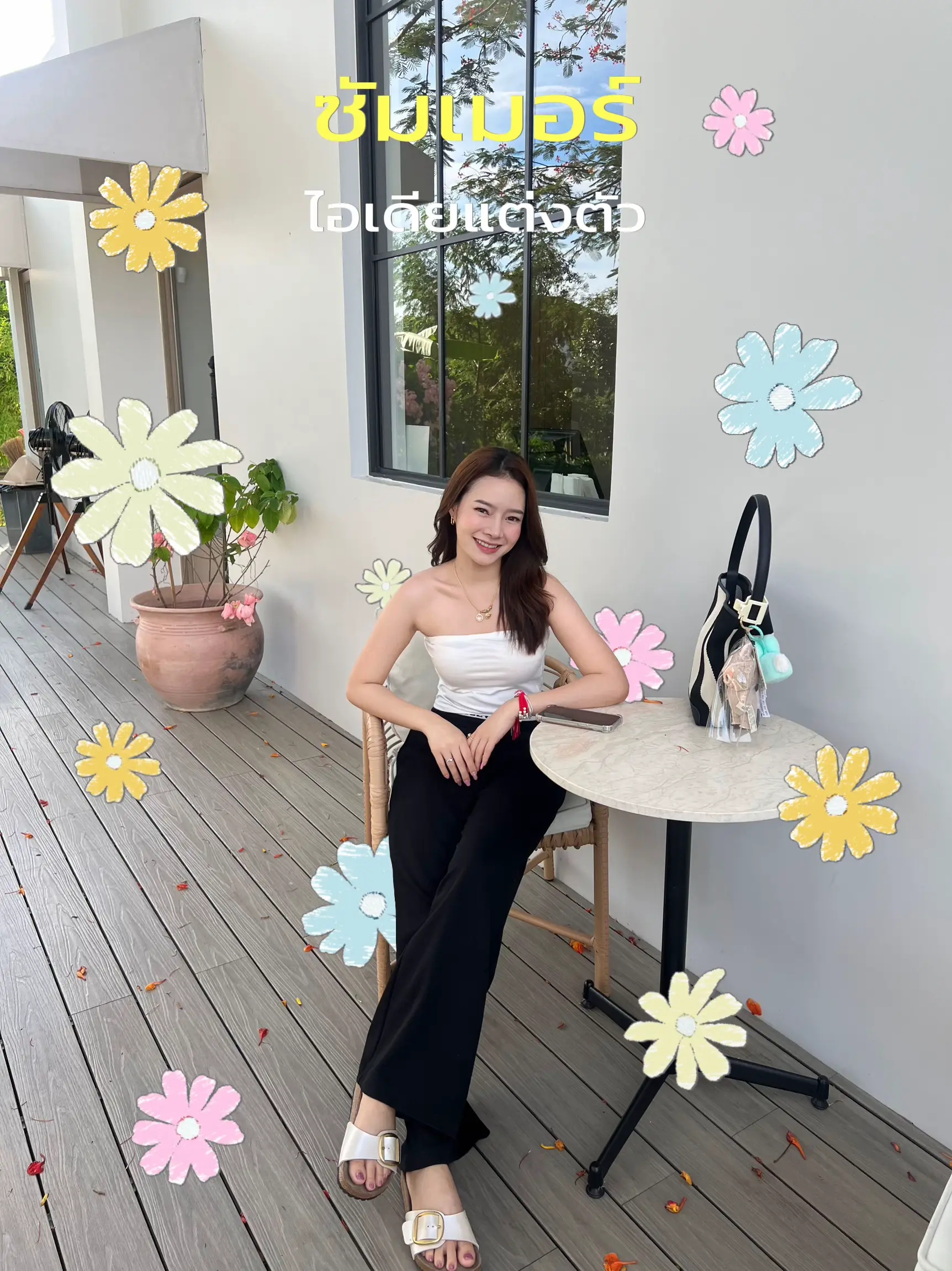 คาเฟ่ฝั่งธนที่แสงสวยสุดๆ ดีต่อใจ🌸📸 | แกลเลอรีที่โพสต์โดย Busaraptc | Lemon8