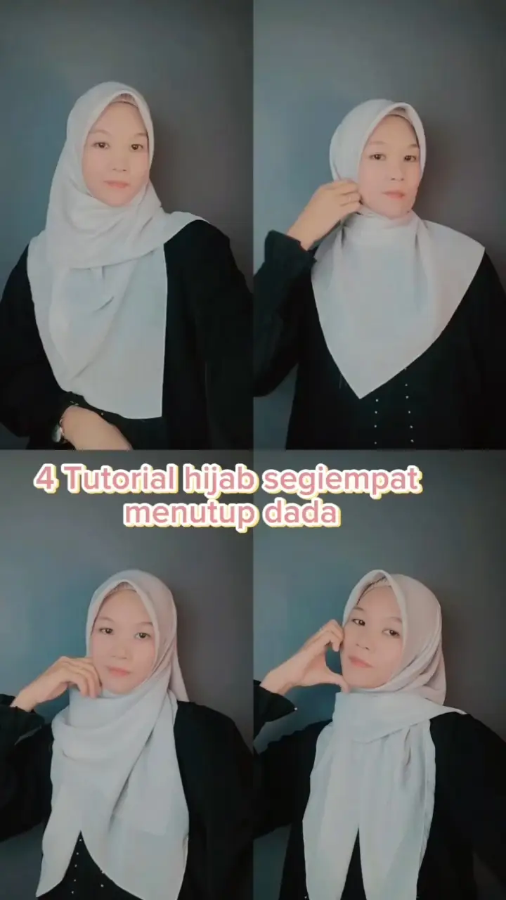tutorial segiempat menutup dada | Video dipublikasikan oleh Arniana Arsyad | Lemon8