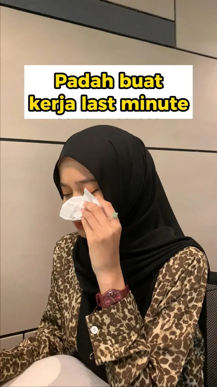 padah buat kerja last minute | Video published by mybuildes | Lemon8