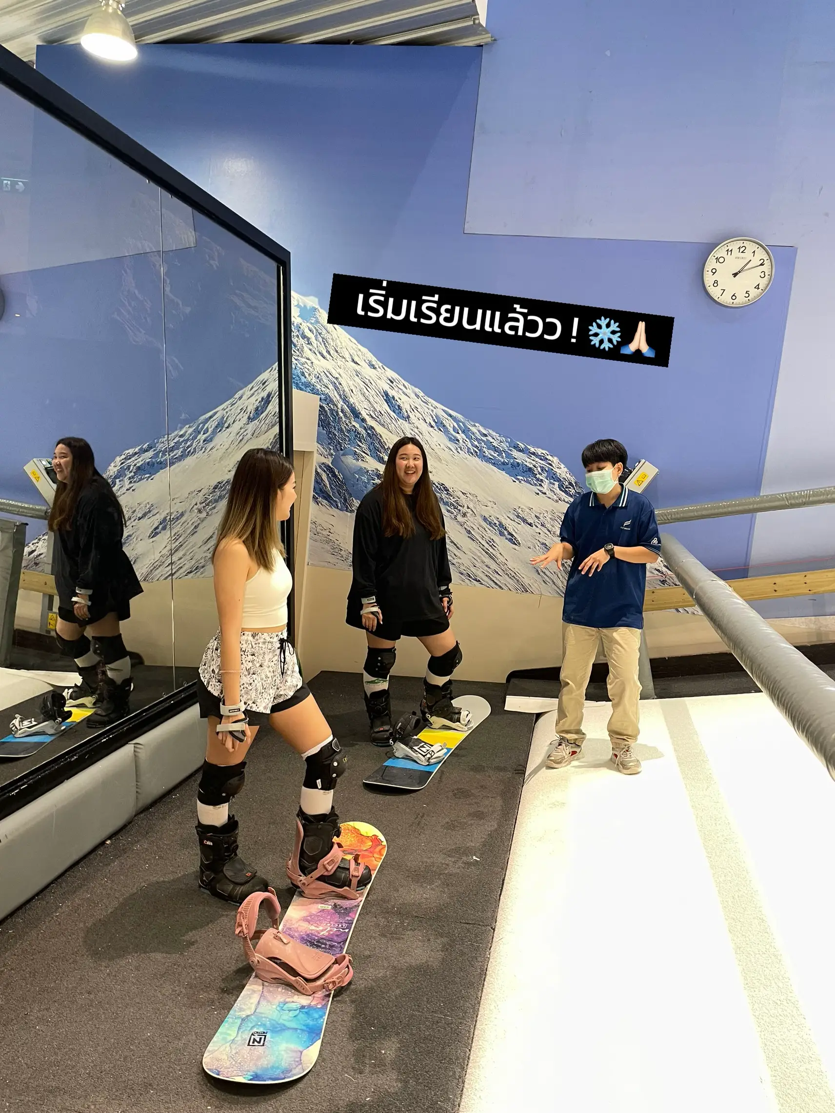 เล่น Snowboard ที่ Ski365 กิจกรรมยามว่าง 🏂💦สนุกมากกก! ️ | แกลเลอรีที่ ...