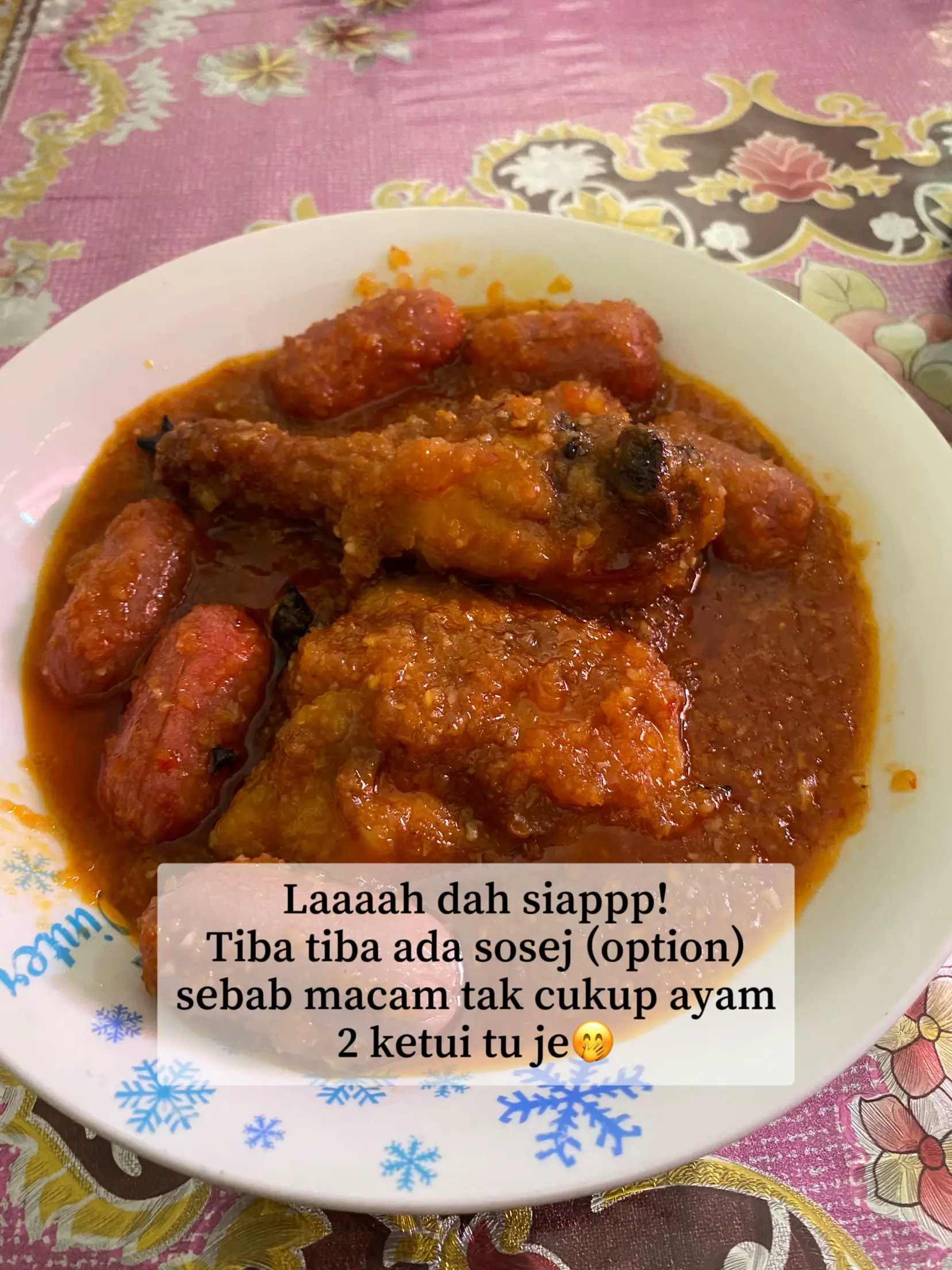 Ayam Masak Merah Mudah | Galeri disiarkan oleh SuhanisNasri | Lemon8