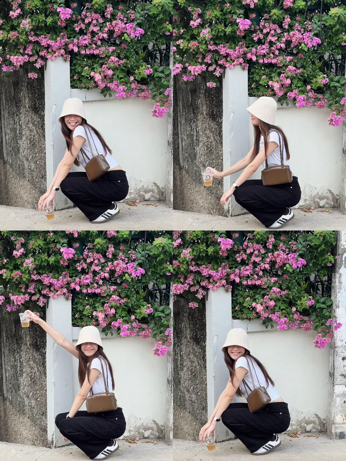 Summer mood ถ่ายรูปกับดอกเฟื่องฟ้า 🐽💐💓 | แกลเลอรีที่โพสต์โดย Tiwa | Lemon8