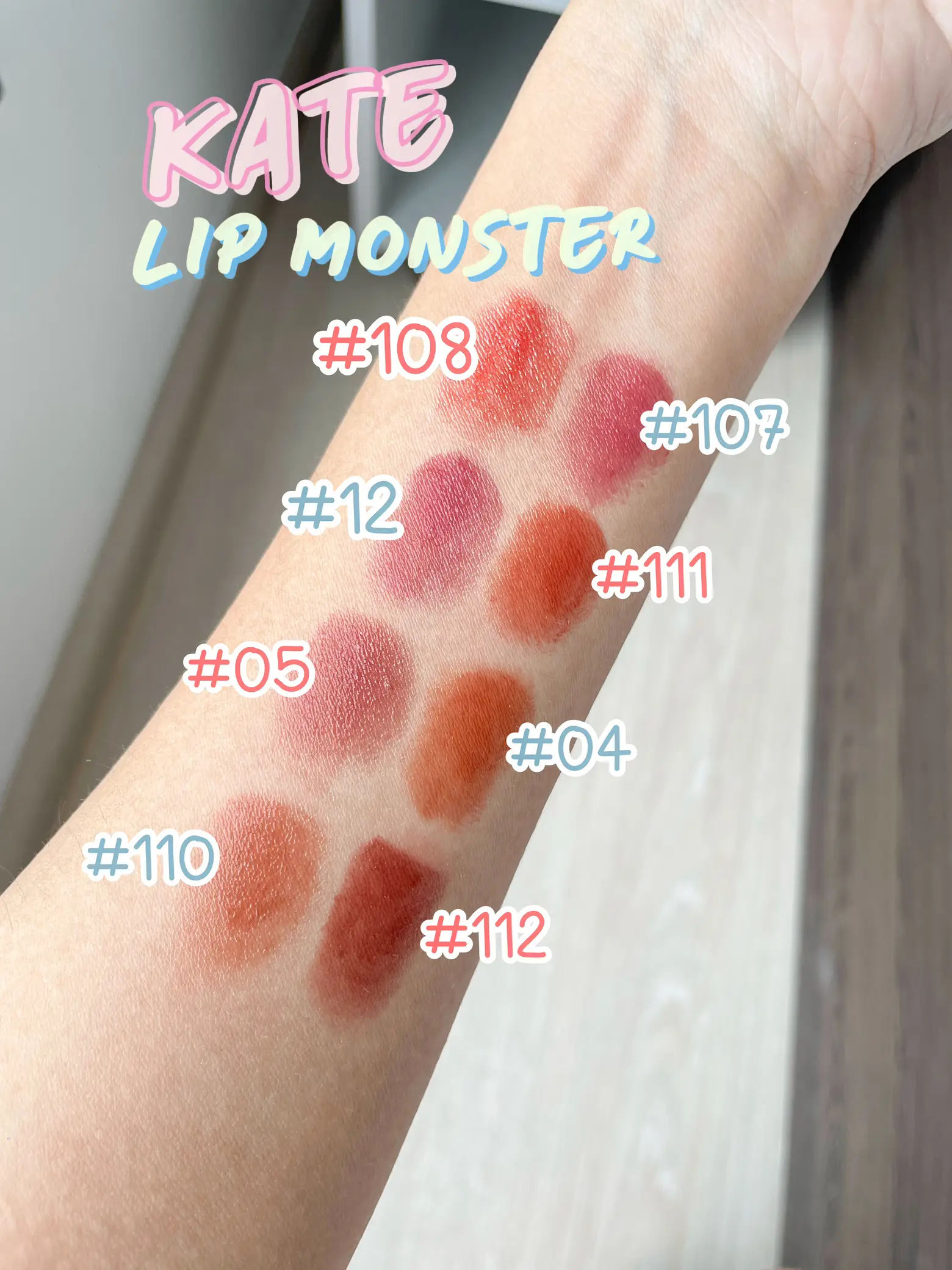kate lip monster โทนน้ำตาล/นู้ด🤎 ที่ใครทาก็สวย | วิดีโอที่เผยแพร่โดย unfullice | Lemon8