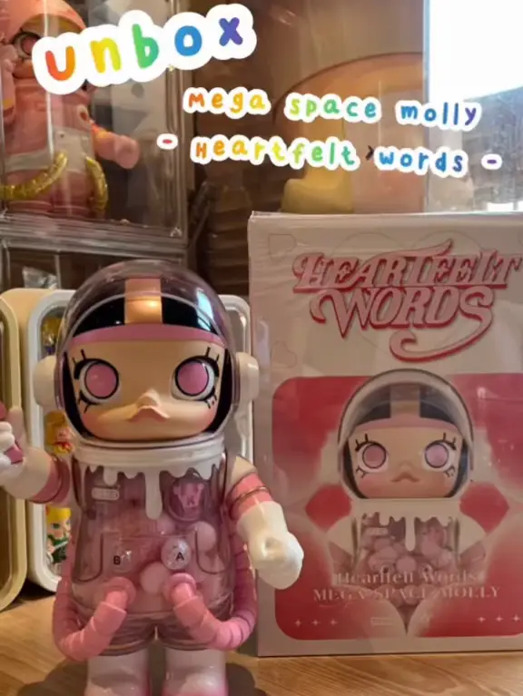 Unbox mega space molly 400% Heartfelt words 💖💖 | วิดีโอที่เผยแพร่โดย ...