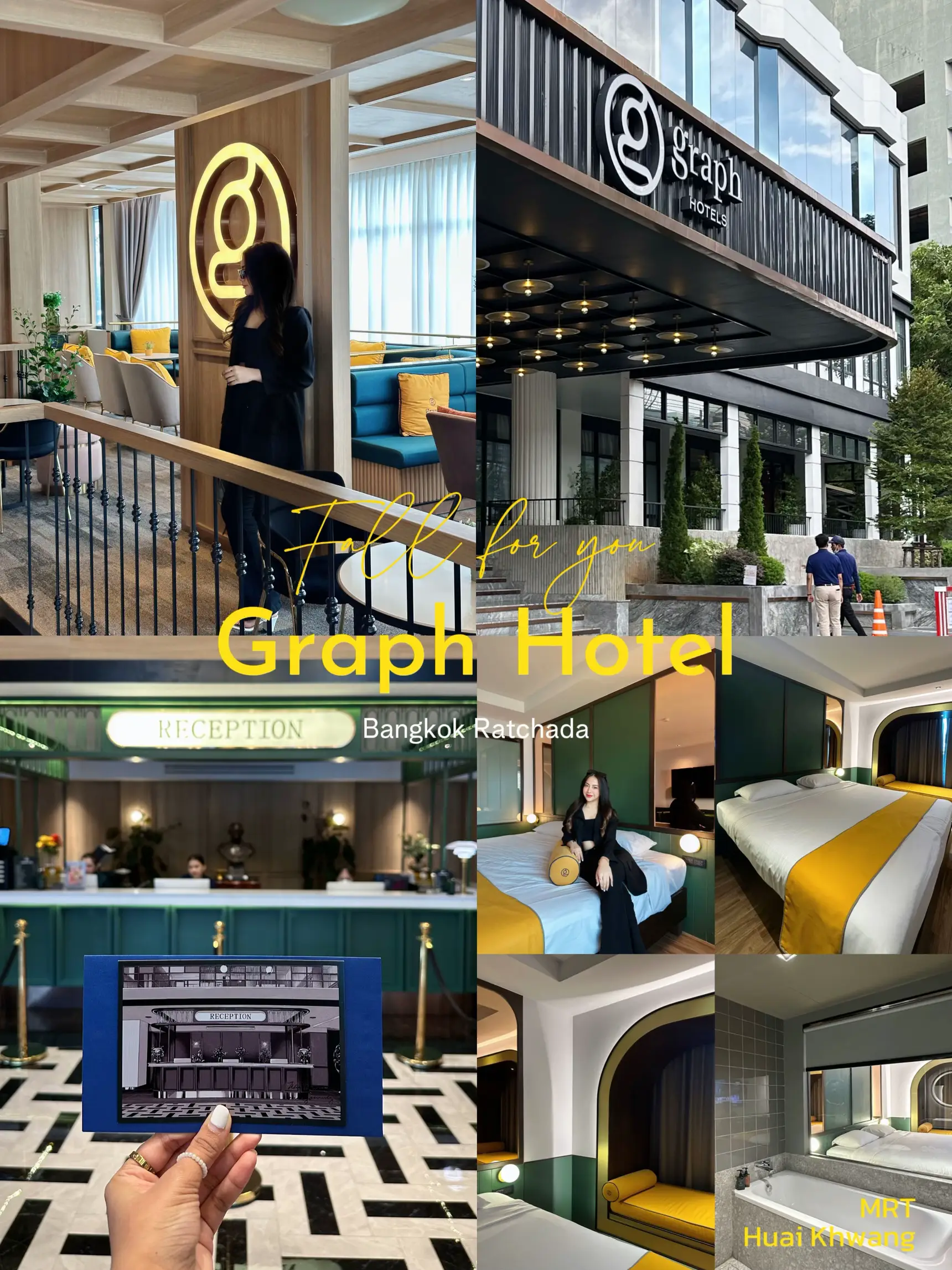 รีวิว Graph Hotel ที่พักเทสดี ติดmrt ห้วยขวาง งบ1ใบเทา | แกลเลอรีที่ ...