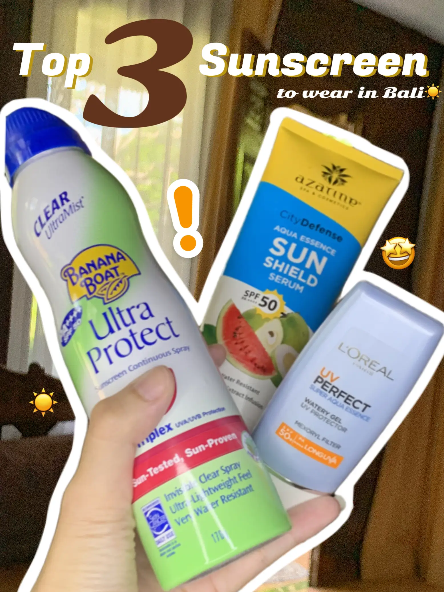 BEST SUNSCREEN TO WEAR IN BALI☀️🍃🏝 | Galeri diposting oleh Daniella ...