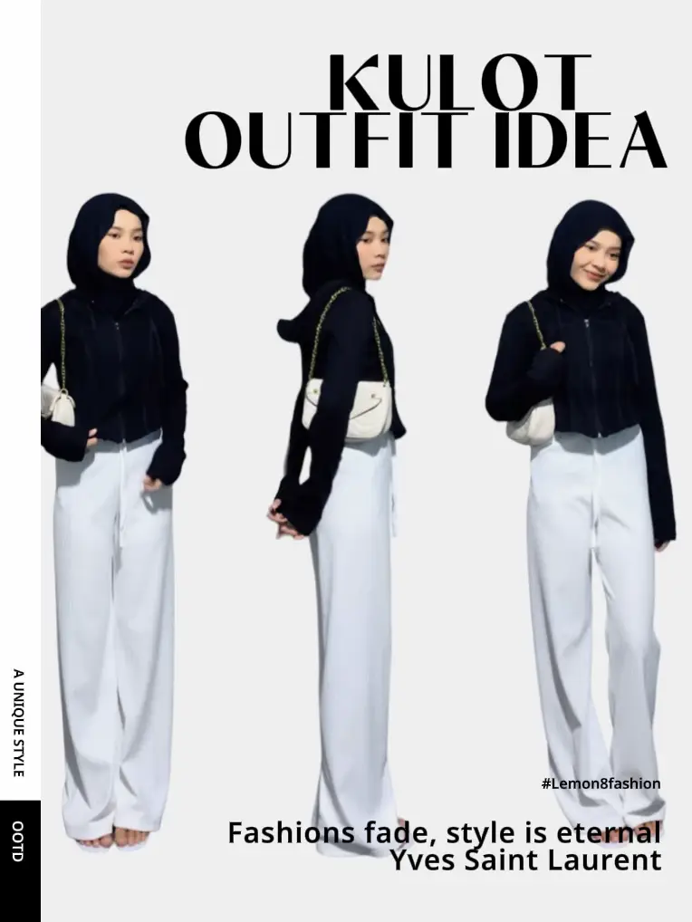 Outfit kulott highwaist | Galeri diposting oleh Sarah Hoerunisa | Lemon8