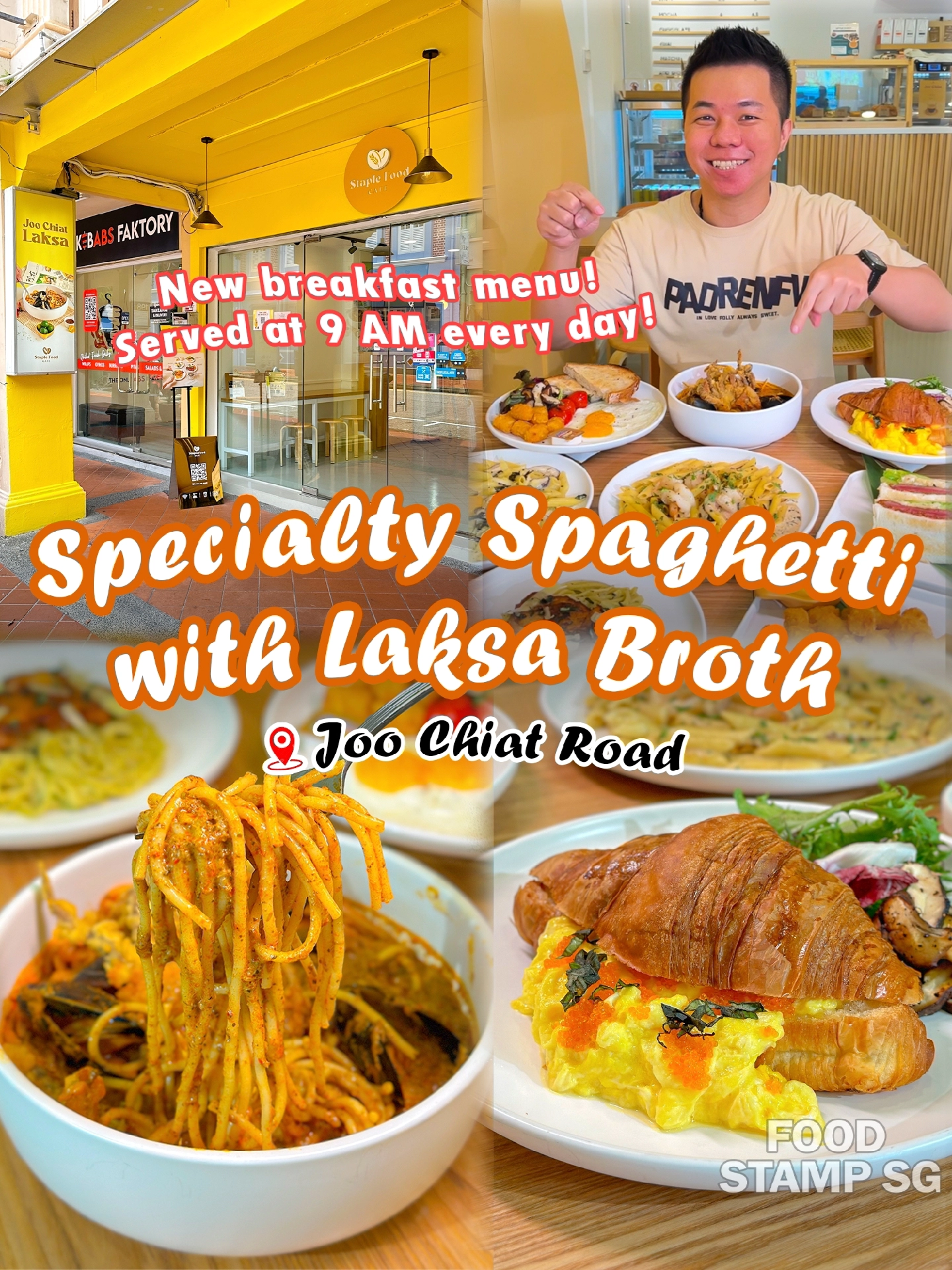 🇸🇬Laksa soup + spaghetti, wouldn’t it taste weird😦 | Video published by ...