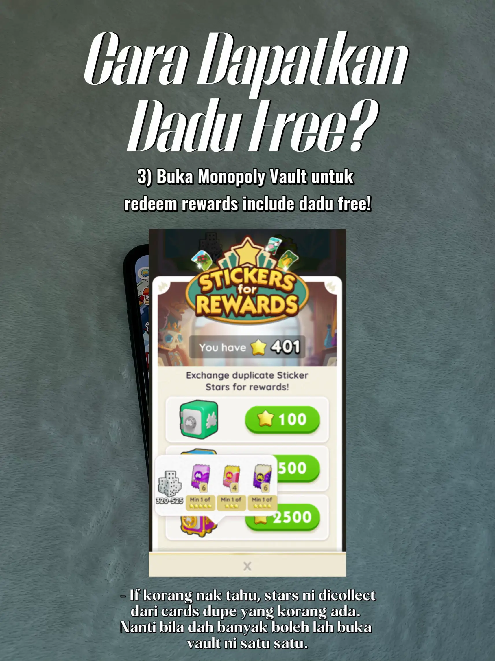 Tip Dapatkan Dadu Monopoly Go Percuma!! 🎲 | Galeri disiarkan oleh Ain ...