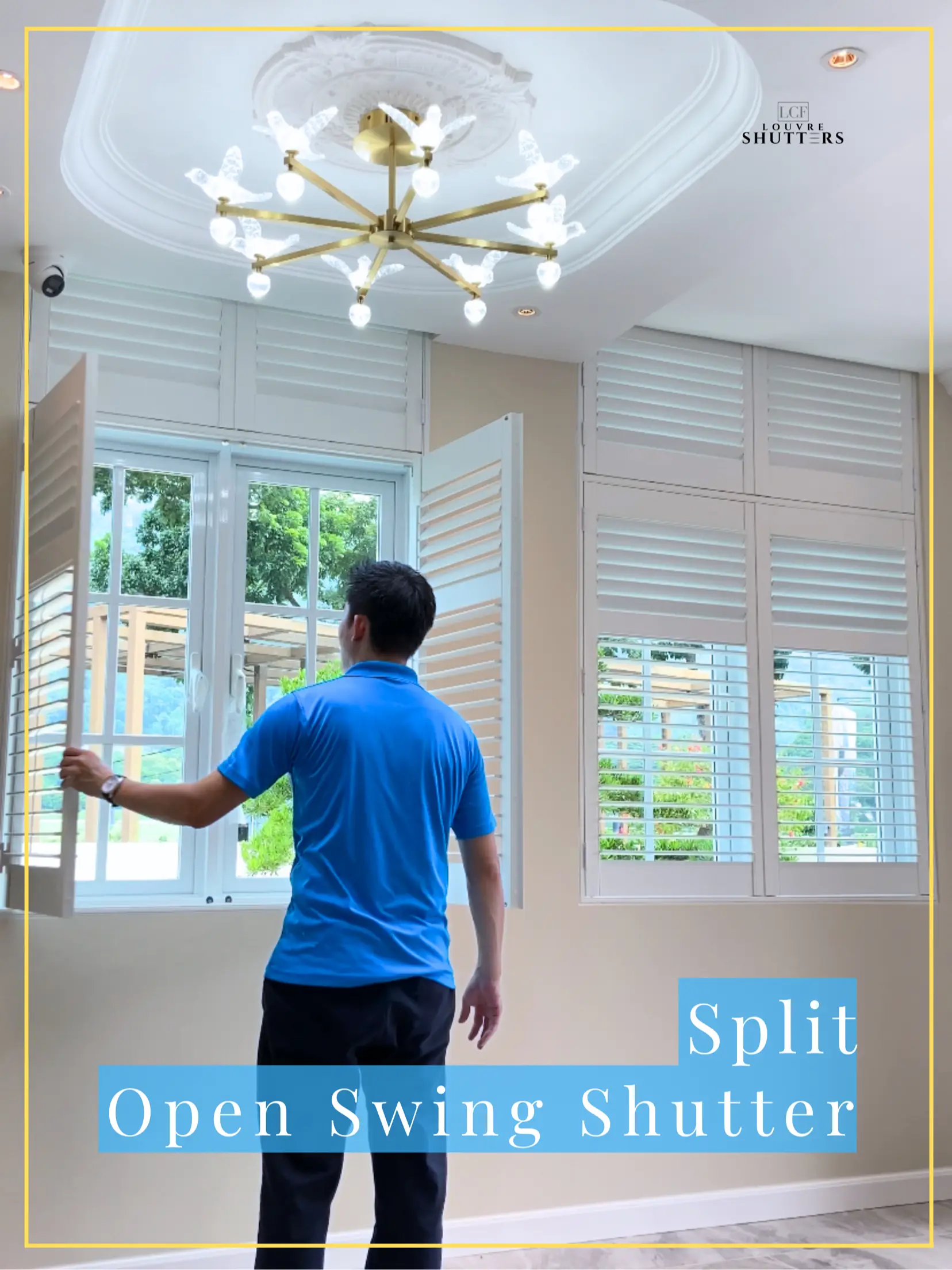 🇲🇾【2023】Split Open Swing Shutter - Penang | Video diterbitkan oleh LCF Louvre | Lemon8