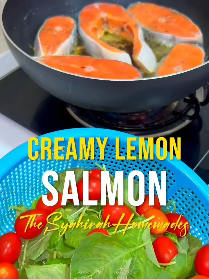 Creamy Lemon Salmon 🍋🍣🍝 | Video diterbitkan oleh Syahirah Yunus | Lemon8