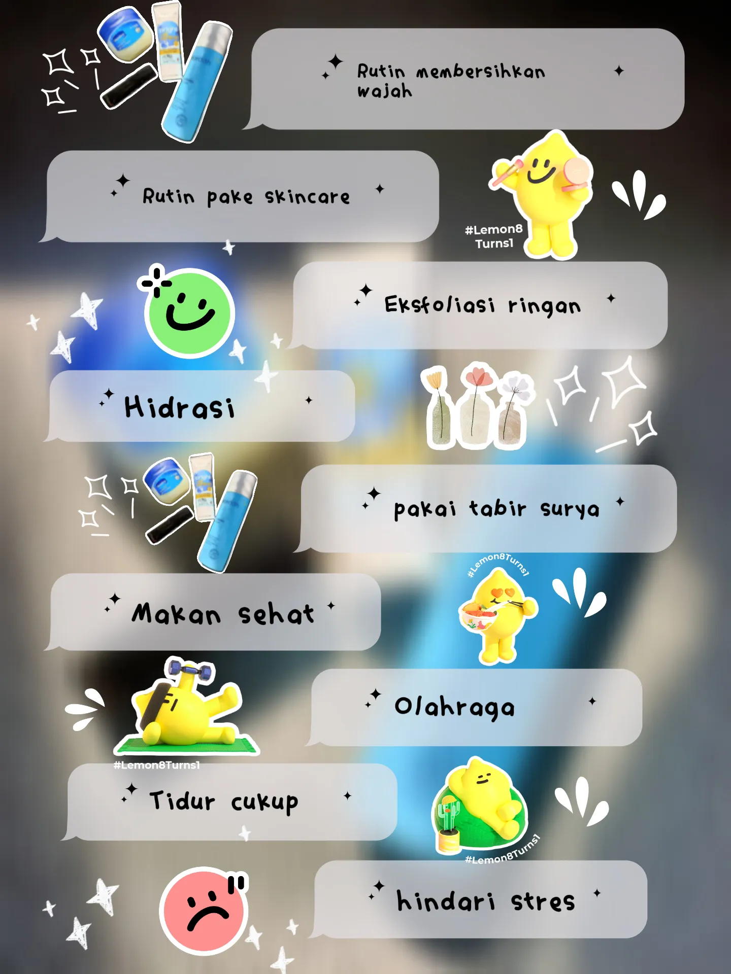 Rahasia GLOW-UP⁉️Self care routine 🥰 | Galeri diposting oleh Rekta👑 | Lemon8