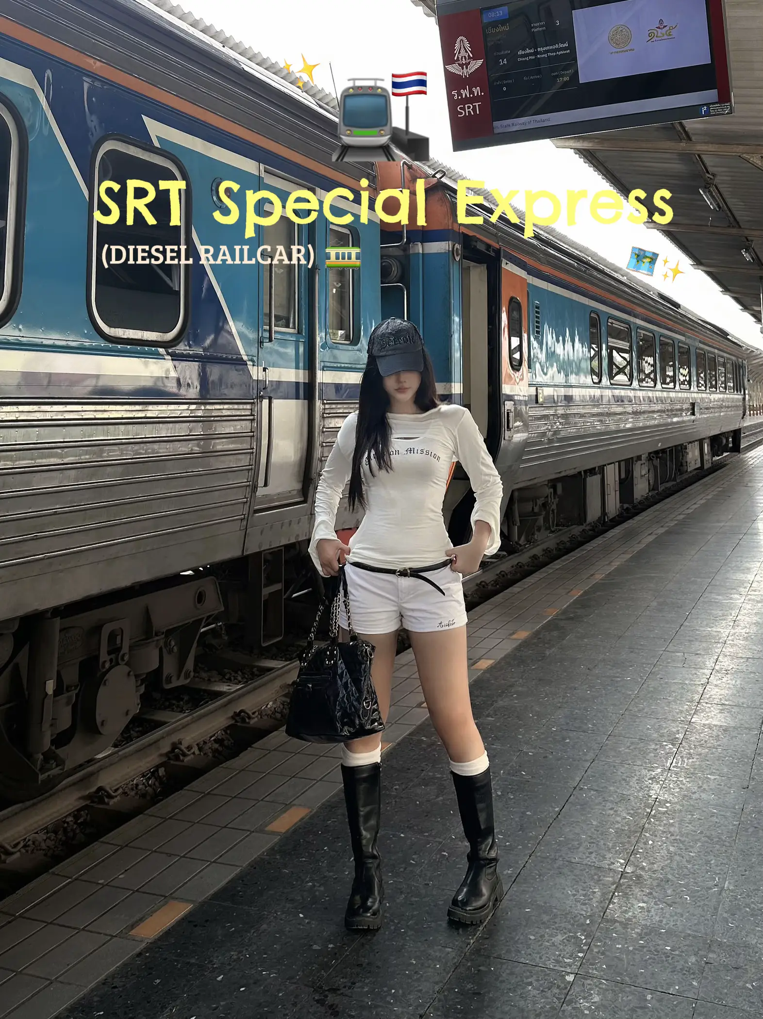 ถ่ายรูปกัยรถไฟ SRT🚞🇹🇭 ฟิวญี่ปุ่น | แกลเลอรีที่โพสต์โดย im skayy | Lemon8