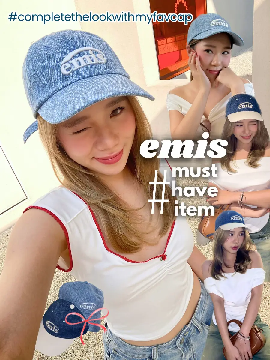 ป้ายยาหมวกใบใหม่ที่ถูกใจสายเกาแน่นอน🧢🩵 | แกลเลอรีที่โพสต์โดย ployphanr | Lemon8