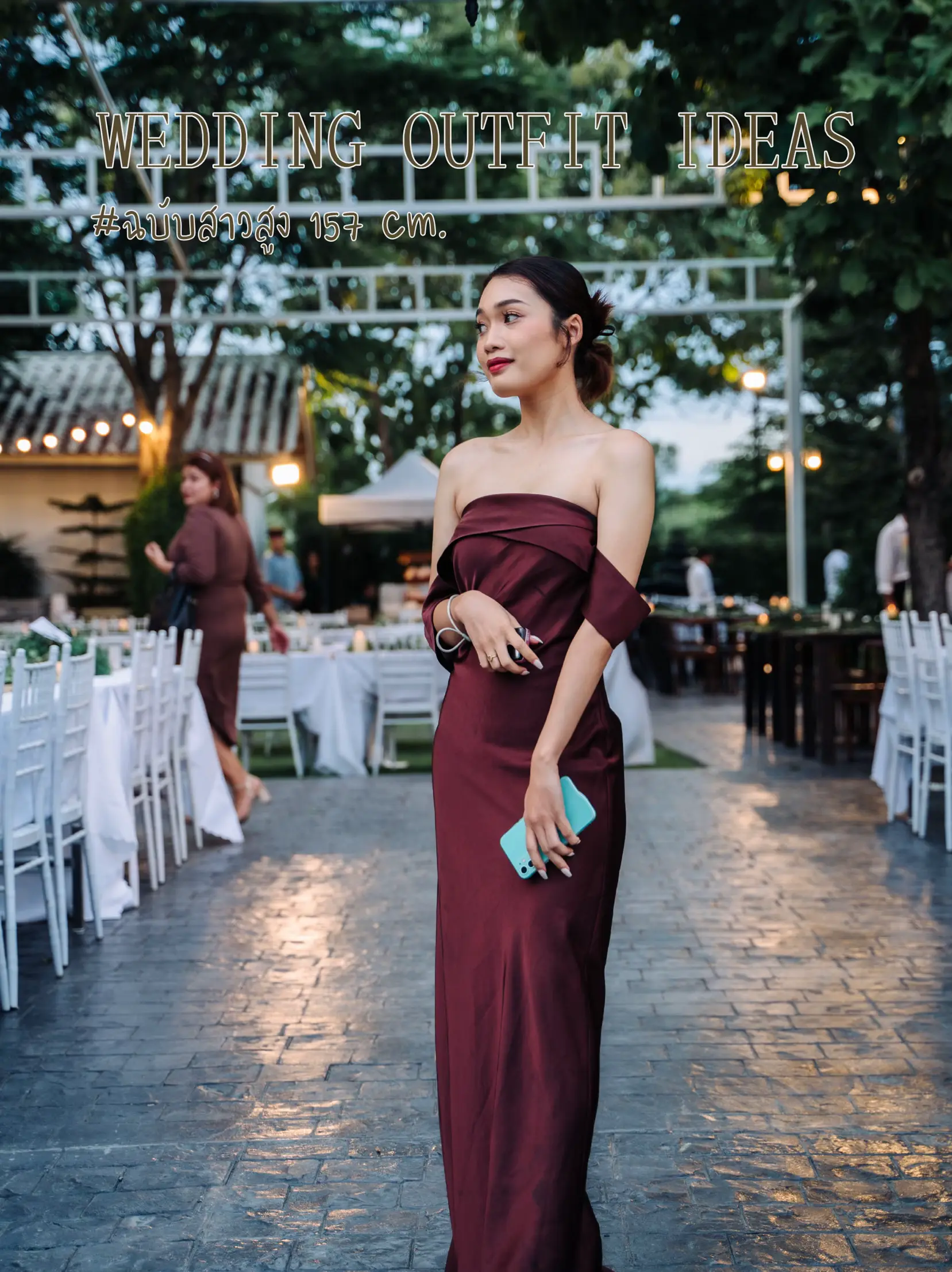 ไอเดียชุดไปงานแต่ง ฉบับสาวสูง 157 cm. | แกลเลอรีที่โพสต์โดย วพ.ขอแชร์🪑💍 | Lemon8