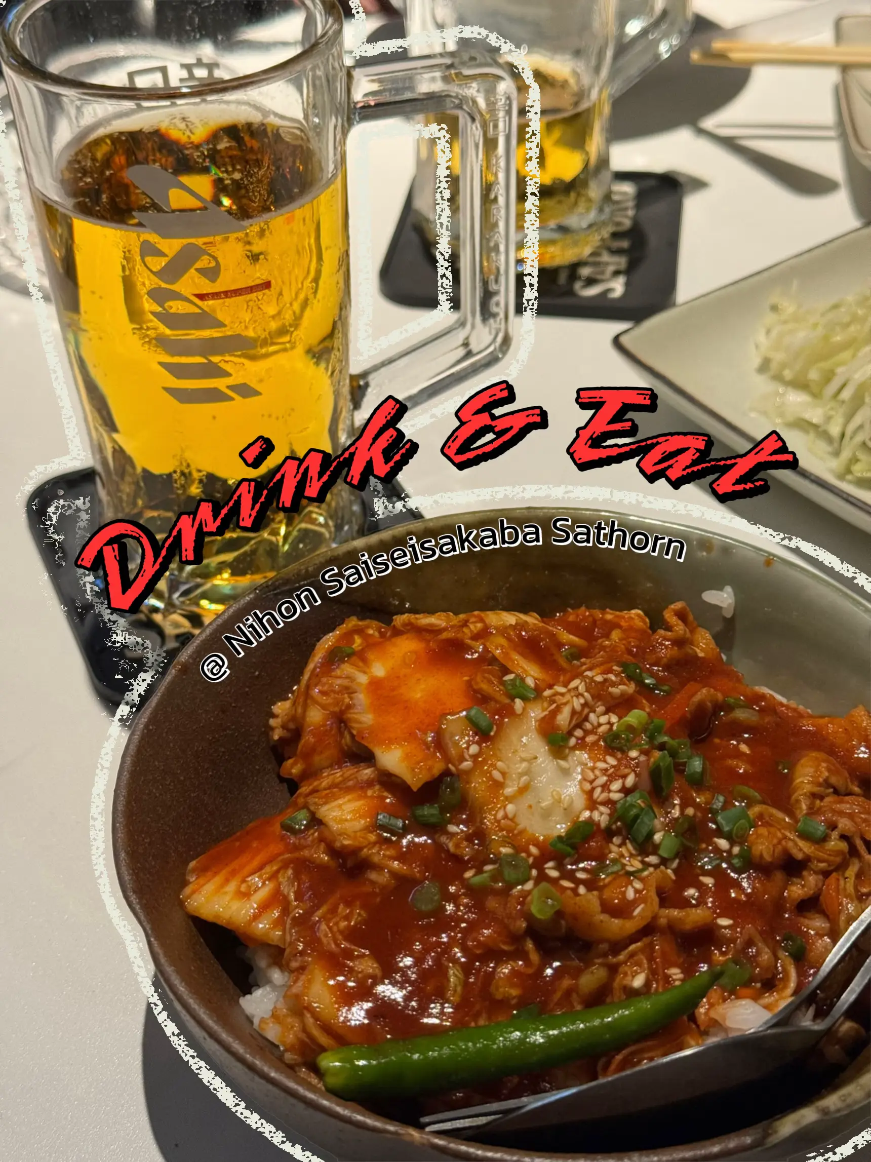 Drink & Eat | Nihon Saiseisakaba Sathorn | แกลเลอรีที่โพสต์โดย Espresso | Lemon8