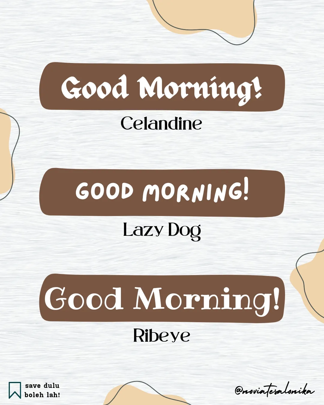 Rekomendasi Font Canva Lucu Part I | Galeri diposting oleh Novia ...