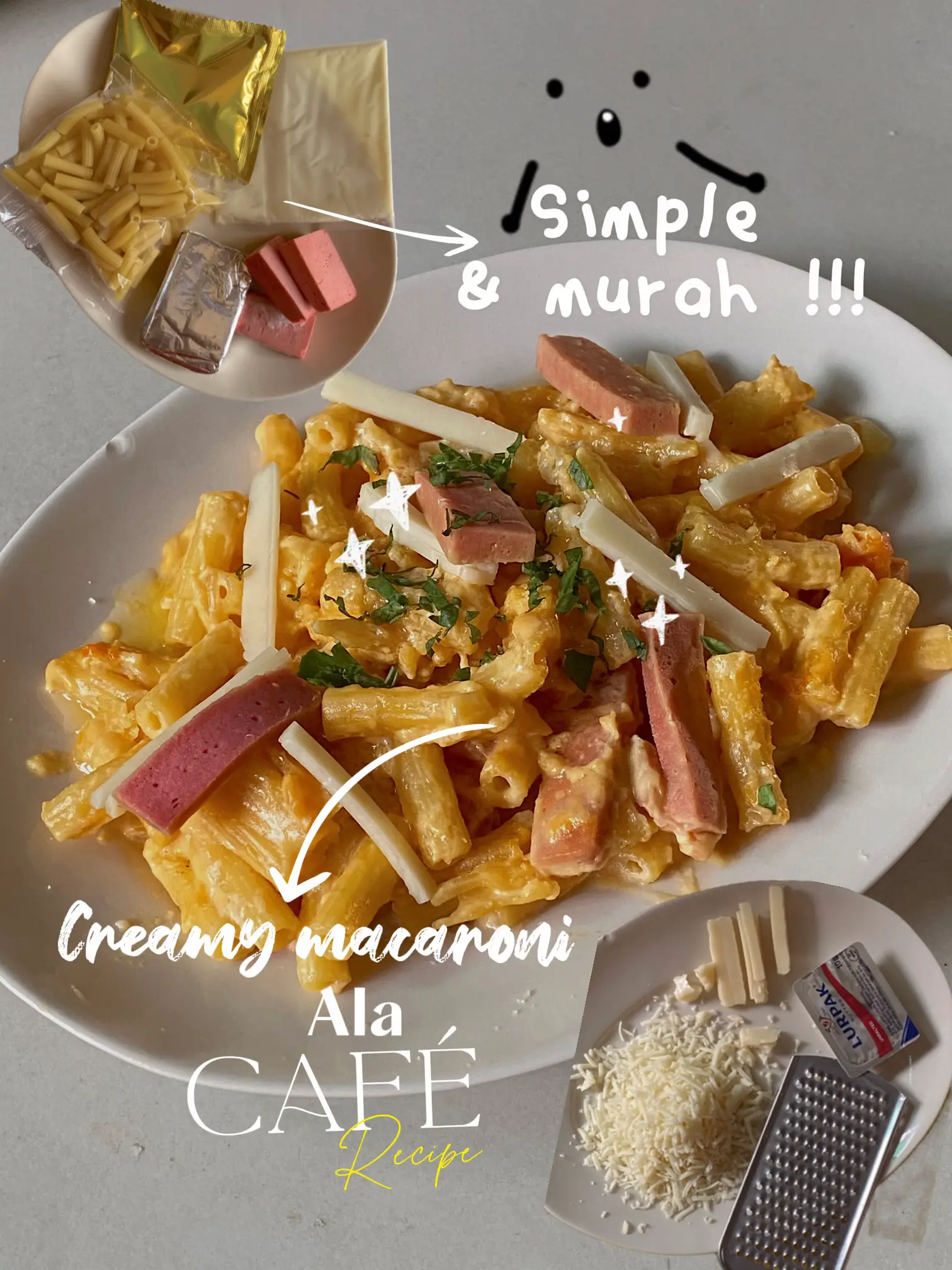 CREAMY MACARONI ALA CAFE!! Versi Low budged! | Galeri diposting oleh ...