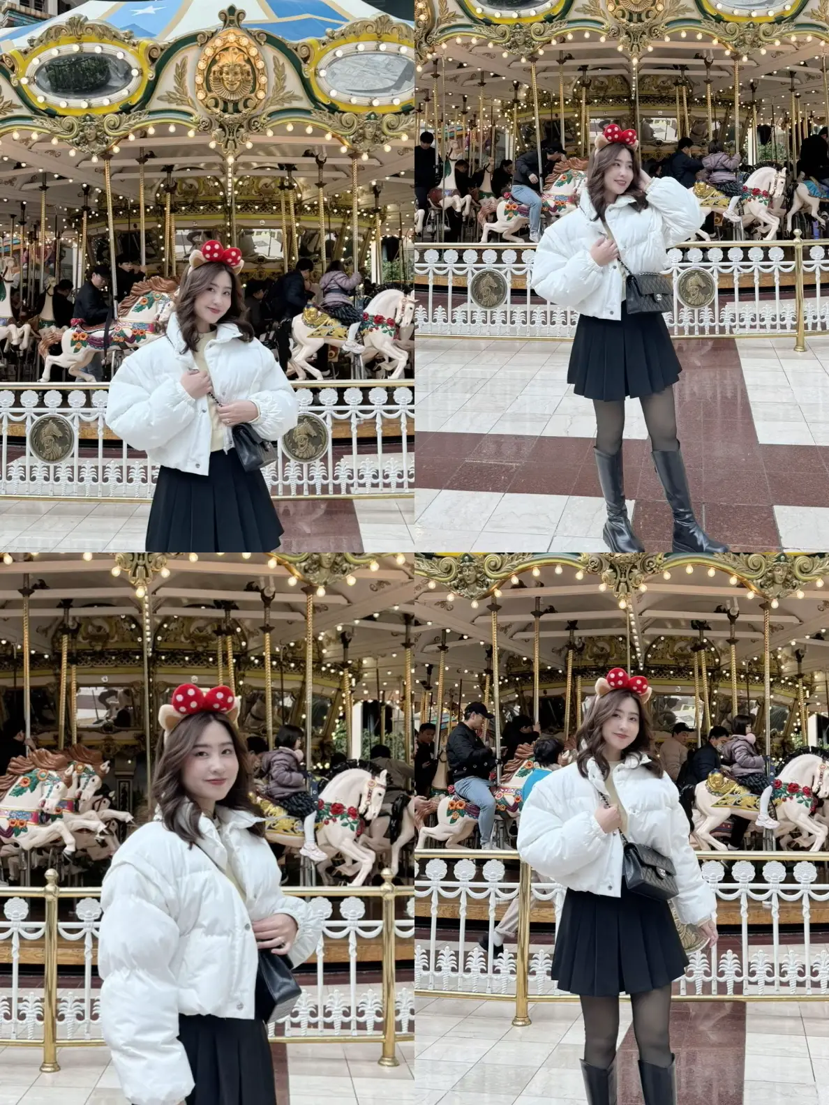 OOTD | ไอเดียแต่งตัวไปสวนสนุก Lotte World 😍 | แกลเลอรีที่โพสต์โดย Couple.BM | Lemon8