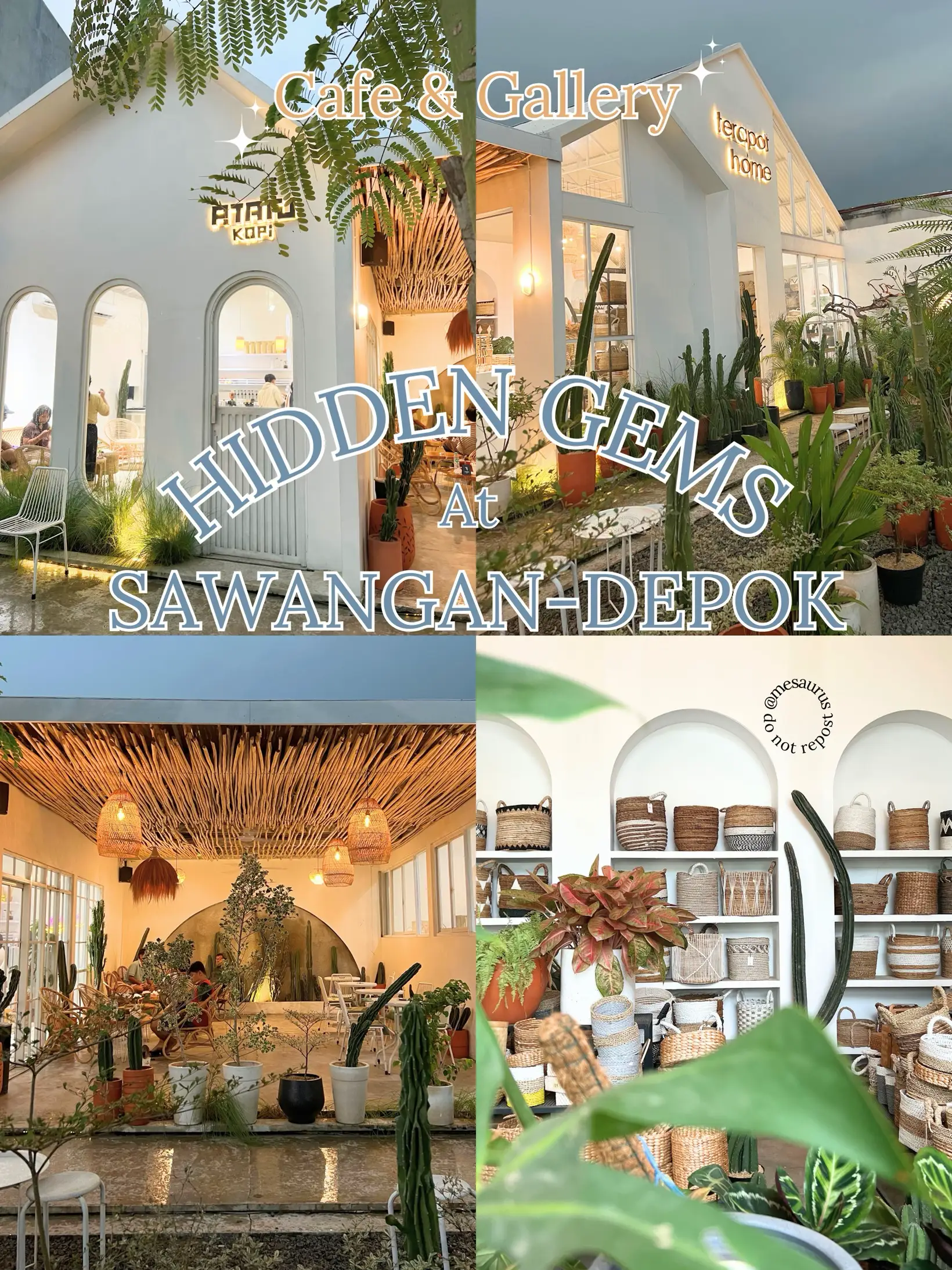 HIDDEN GEM DI DEPOK: AESTHETIC CAFE & GALLERY | Galeri diposting oleh Mey | Lemon8