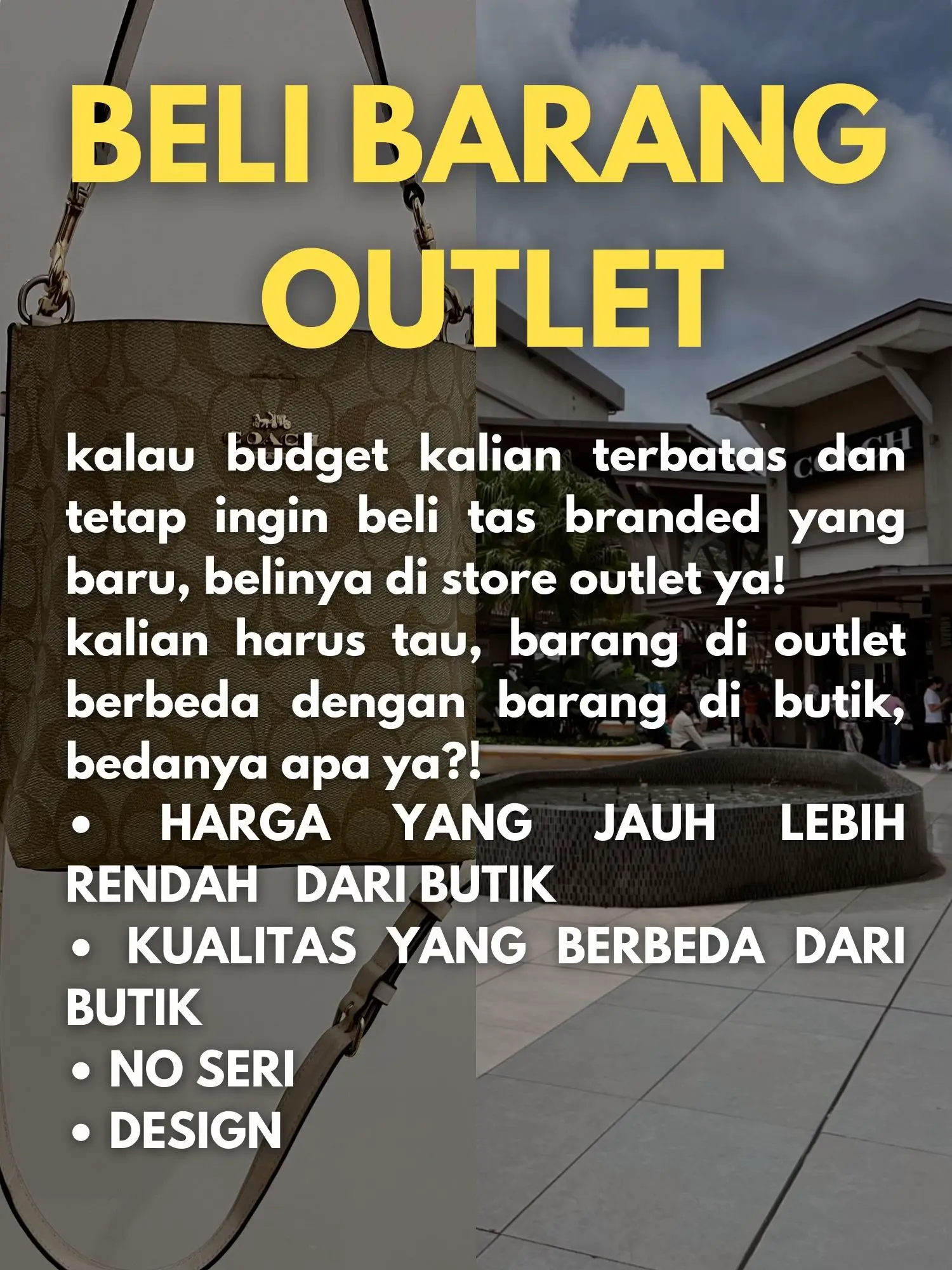 BELI TAS BRANDED TAPI BUDGET TERBATAS? MUST-KNOW! | Galeri diposting oleh Noer Andini J | Lemon8