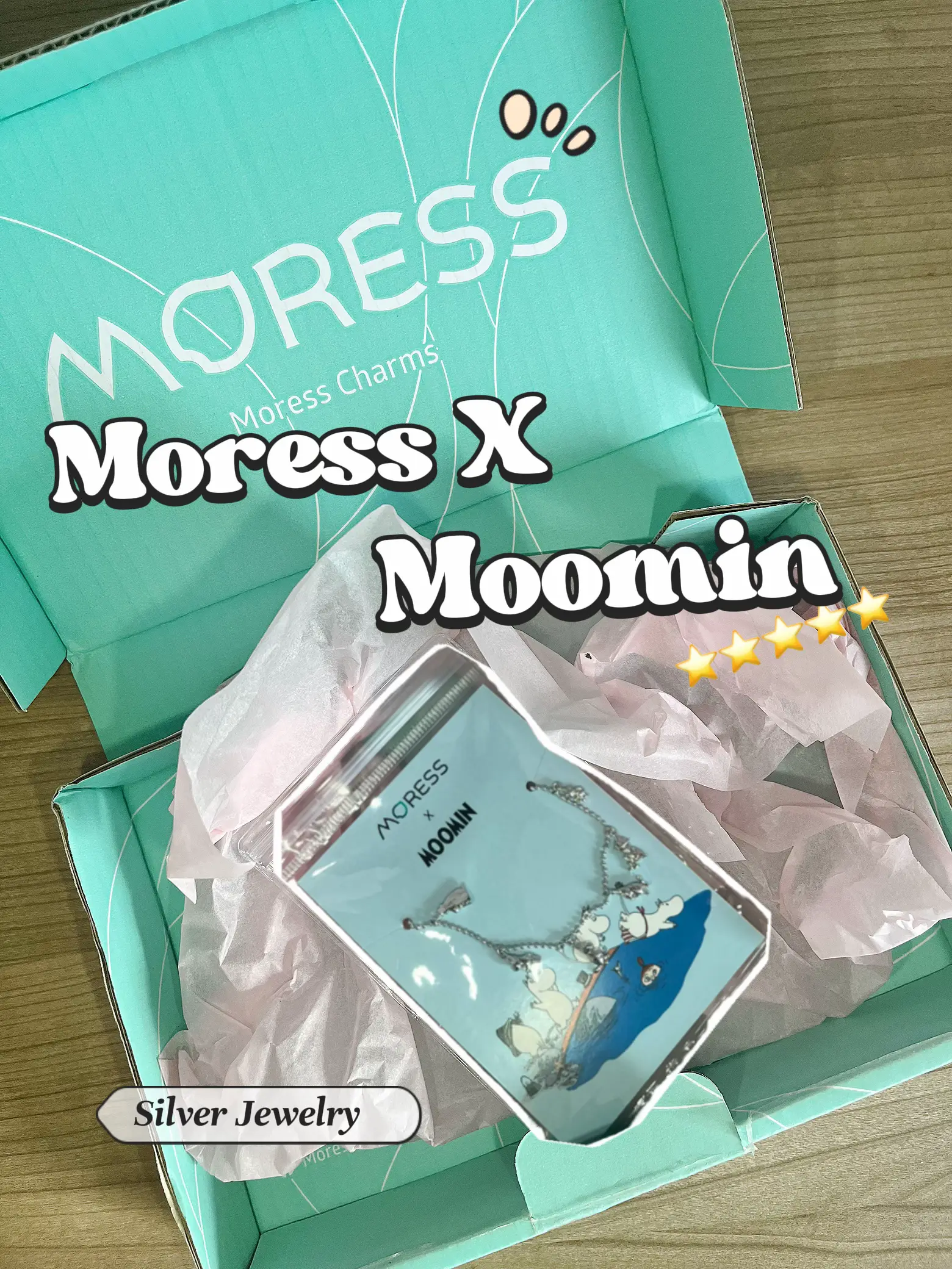 Moress X Moomin(Silver Jewelry ) | แกลเลอรีที่โพสต์โดย Graphhhher | Lemon8