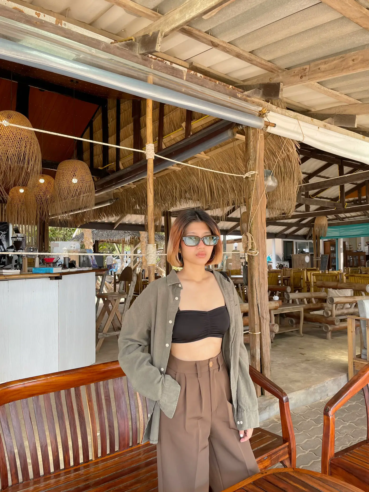 ปล่อยจอย ปล่อยใจ ริมทะเล กับคาเฟ่ UNPLUG | แกลเลอรีที่โพสต์โดย aomce | Lemon8