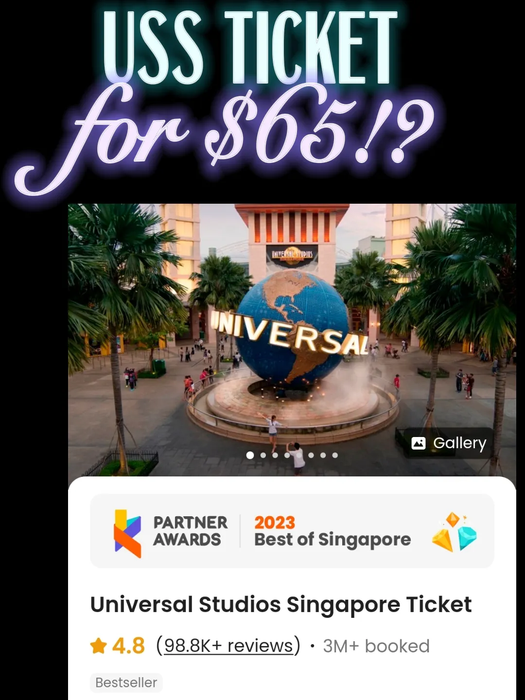 USS ticket at $65 only ⁉️ HHN for $68 🎃🎃🎃 | Gallery posted by Clare 🤡 ...