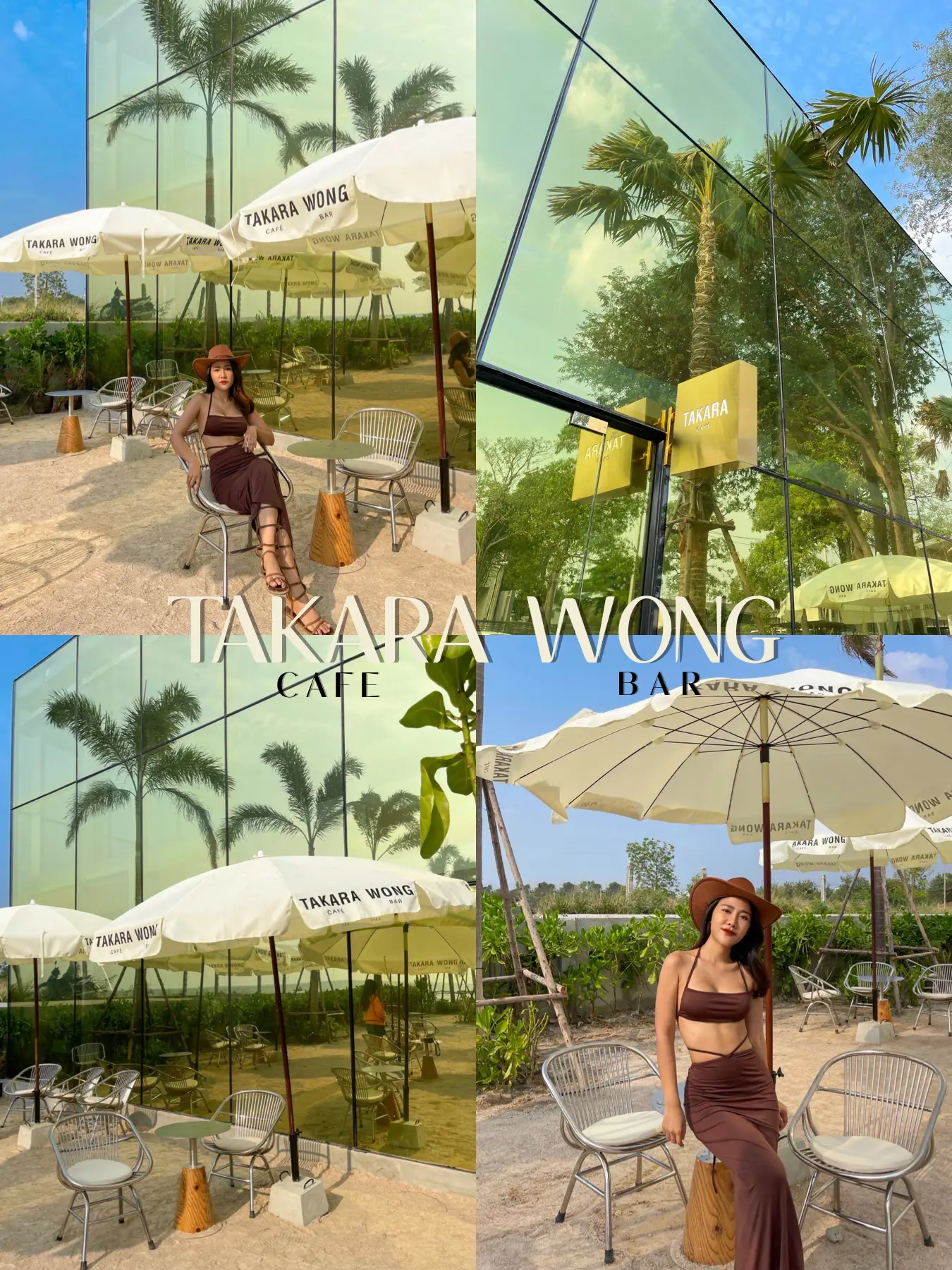 TAKARA CAFE & WONG BAR | คาเฟ่กระจกริมทะเลบางแสน | แกลเลอรีที่โพสต์โดย taririsss ☀️ | Lemon8