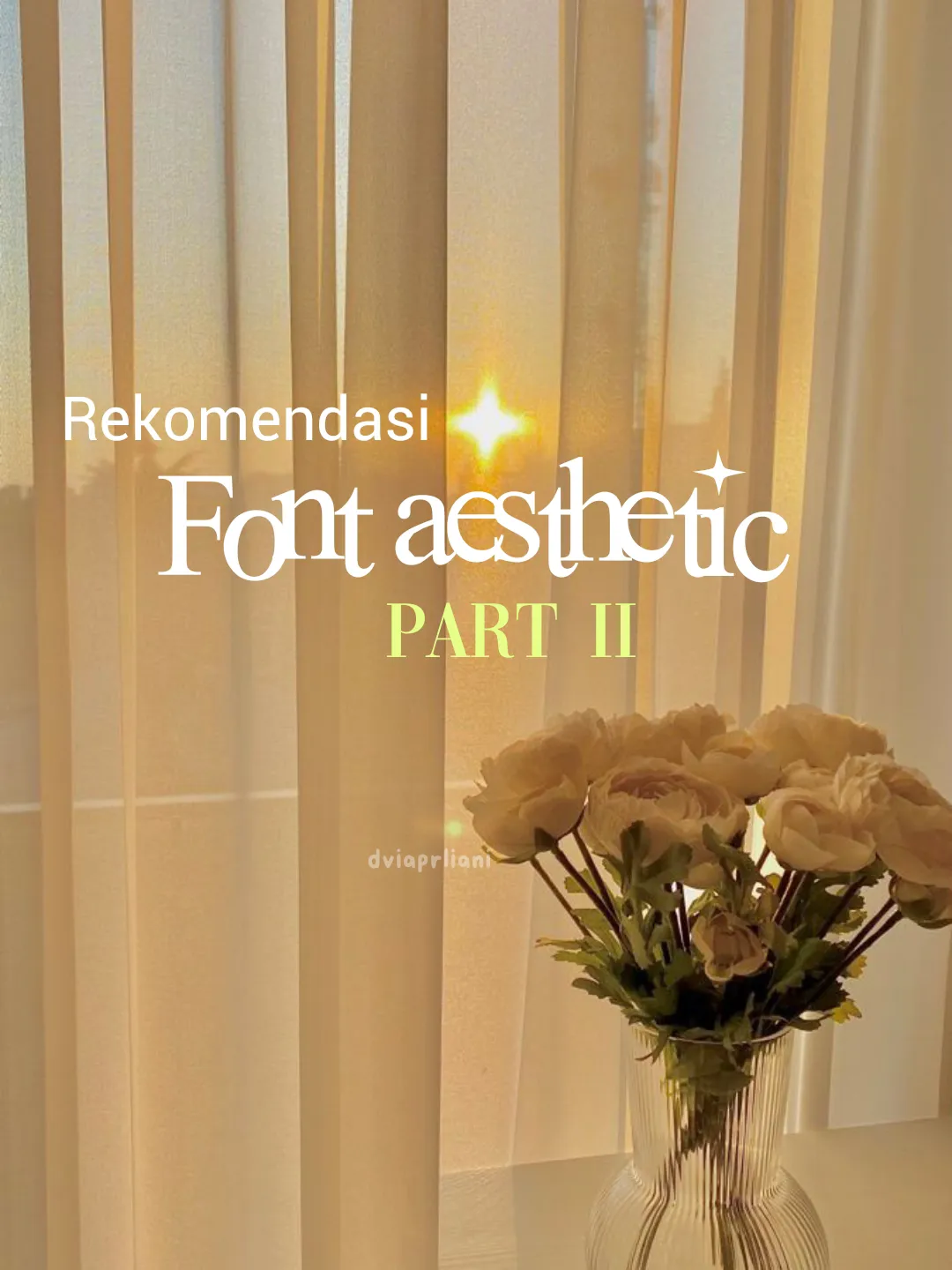 FONT AESTHETIC DAFONT PART II | Galeri diposting oleh dvaprliani | Lemon8