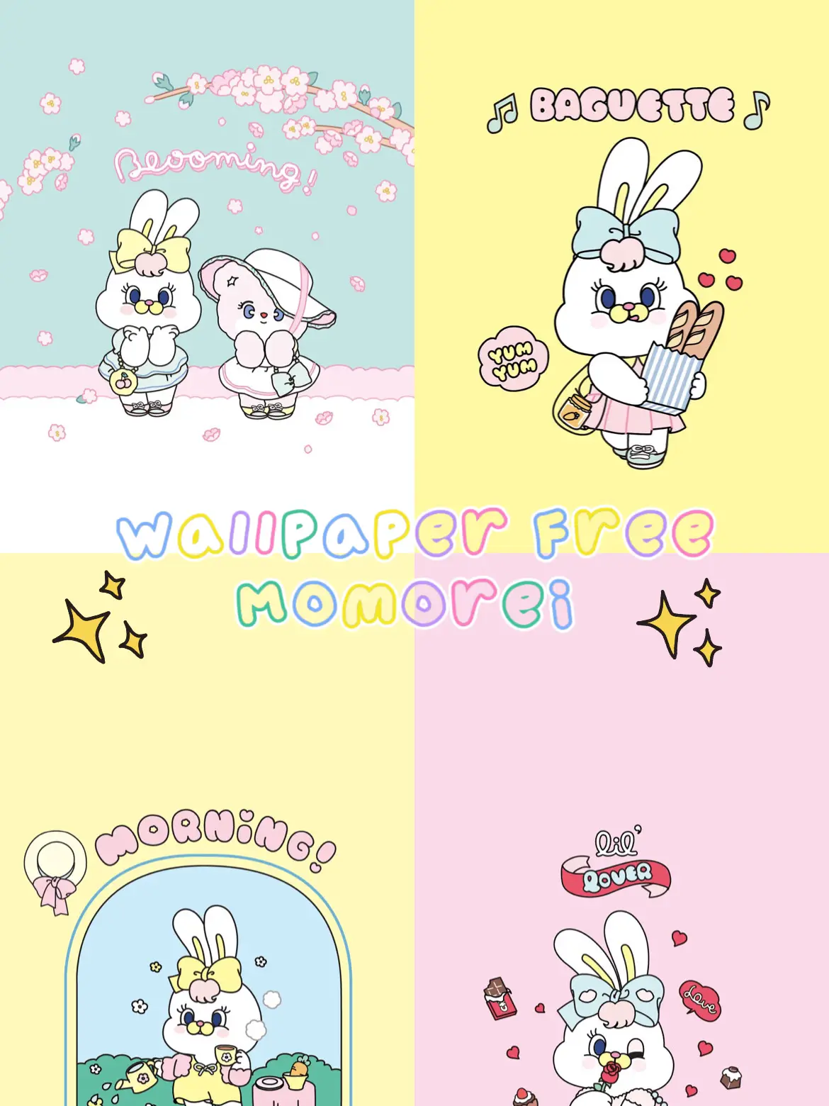 บอกต่อ Wallpaper momorei Free ‼️🐰 | แกลเลอรีที่โพสต์โดย Rinlita.a | Lemon8
