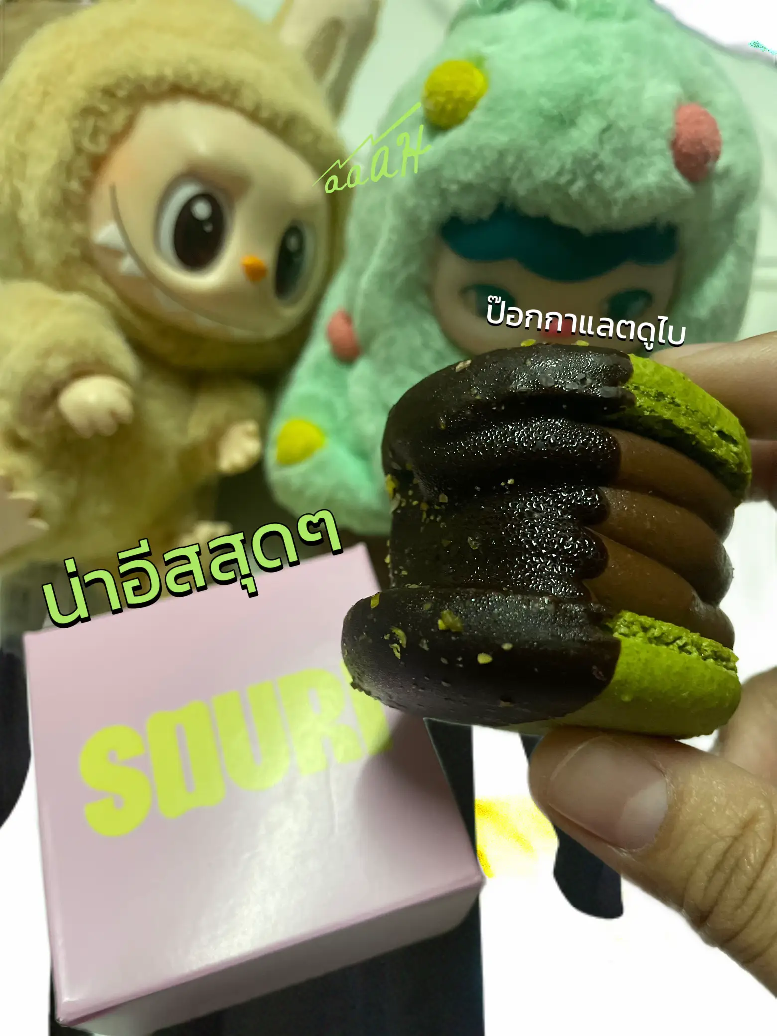 Souri “Dubai Chocolate Macaron” | แกลเลอรีที่โพสต์โดย ♡ Pair | Lemon8