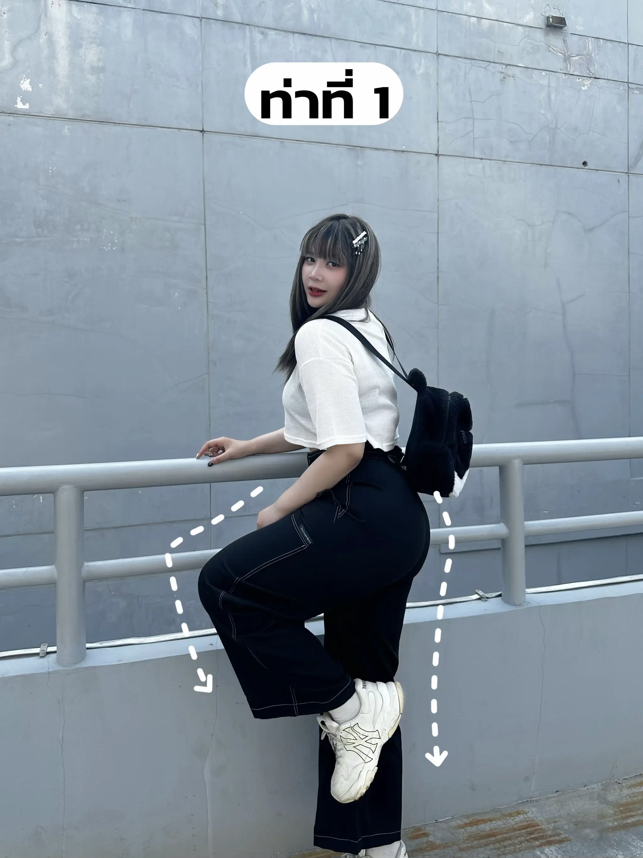 4 ท่าโพสยืนถ่ายรูปช่วยพรางหุ่น 📸 | แกลเลอรีที่โพสต์โดย Iamploypath | Lemon8